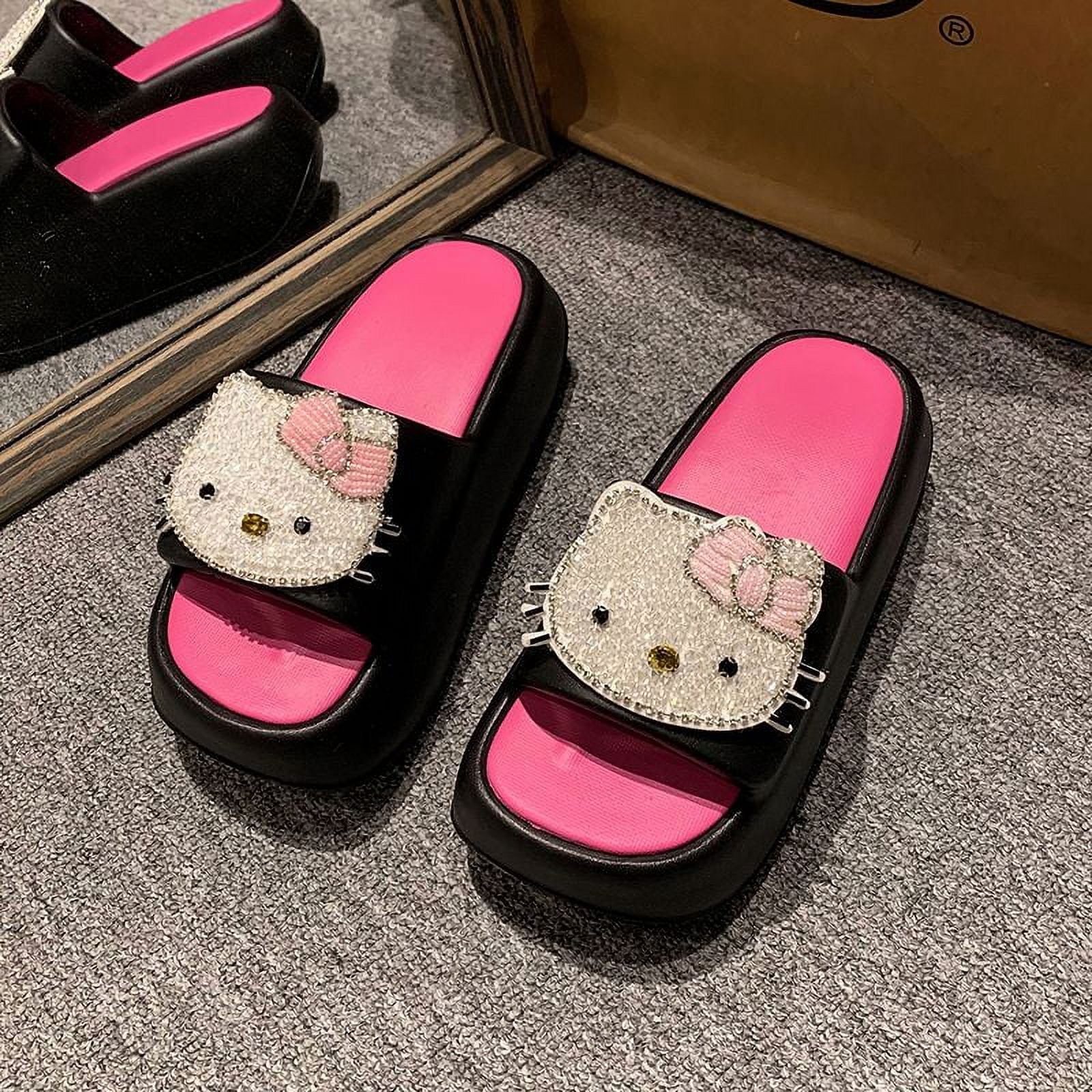 Sanrio Hello Kitty New Luxury Platform Shoes Women Summer Outdoor ...
