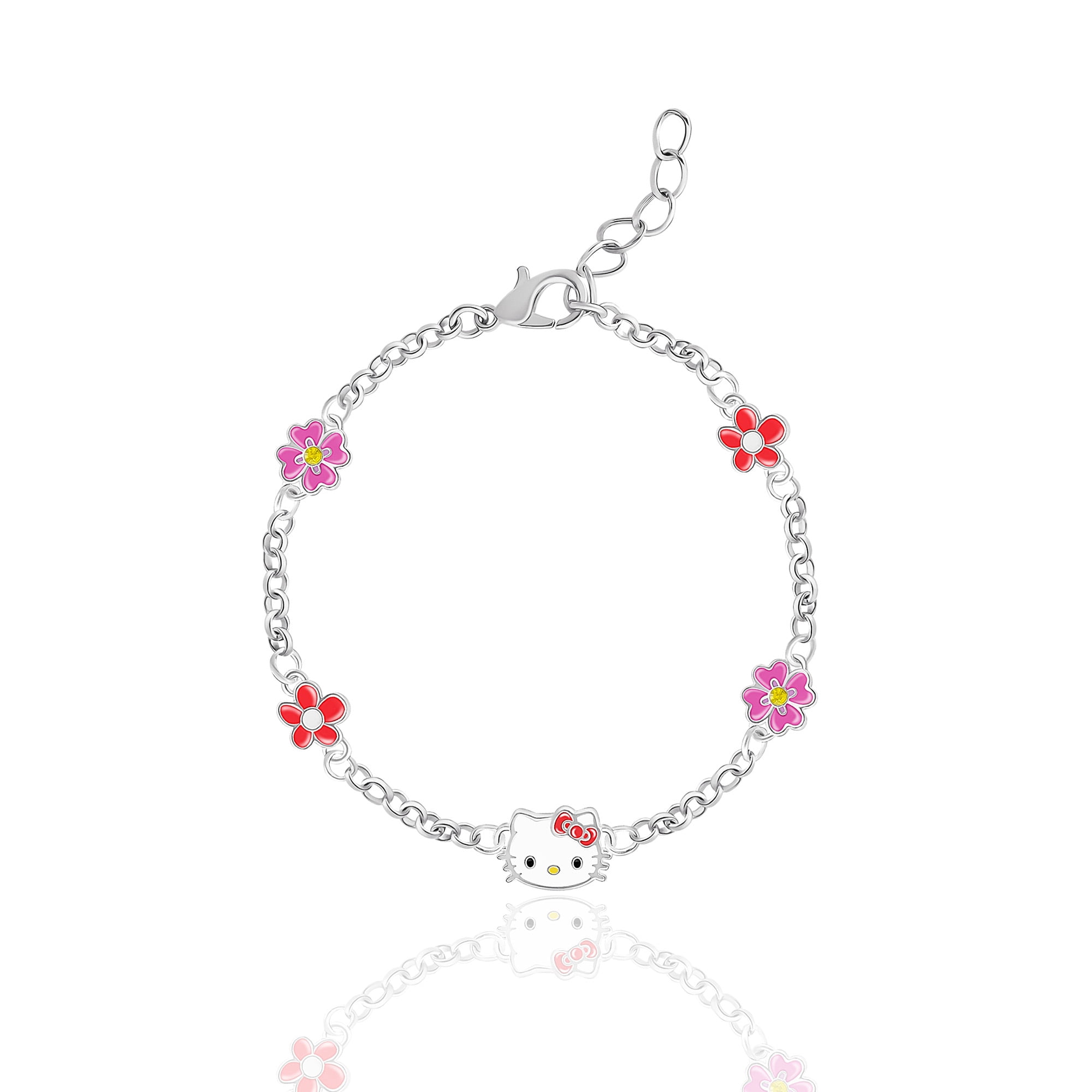 Sanrio Hello Kitty Officially Licensed Silver Plated Bracelet with ...