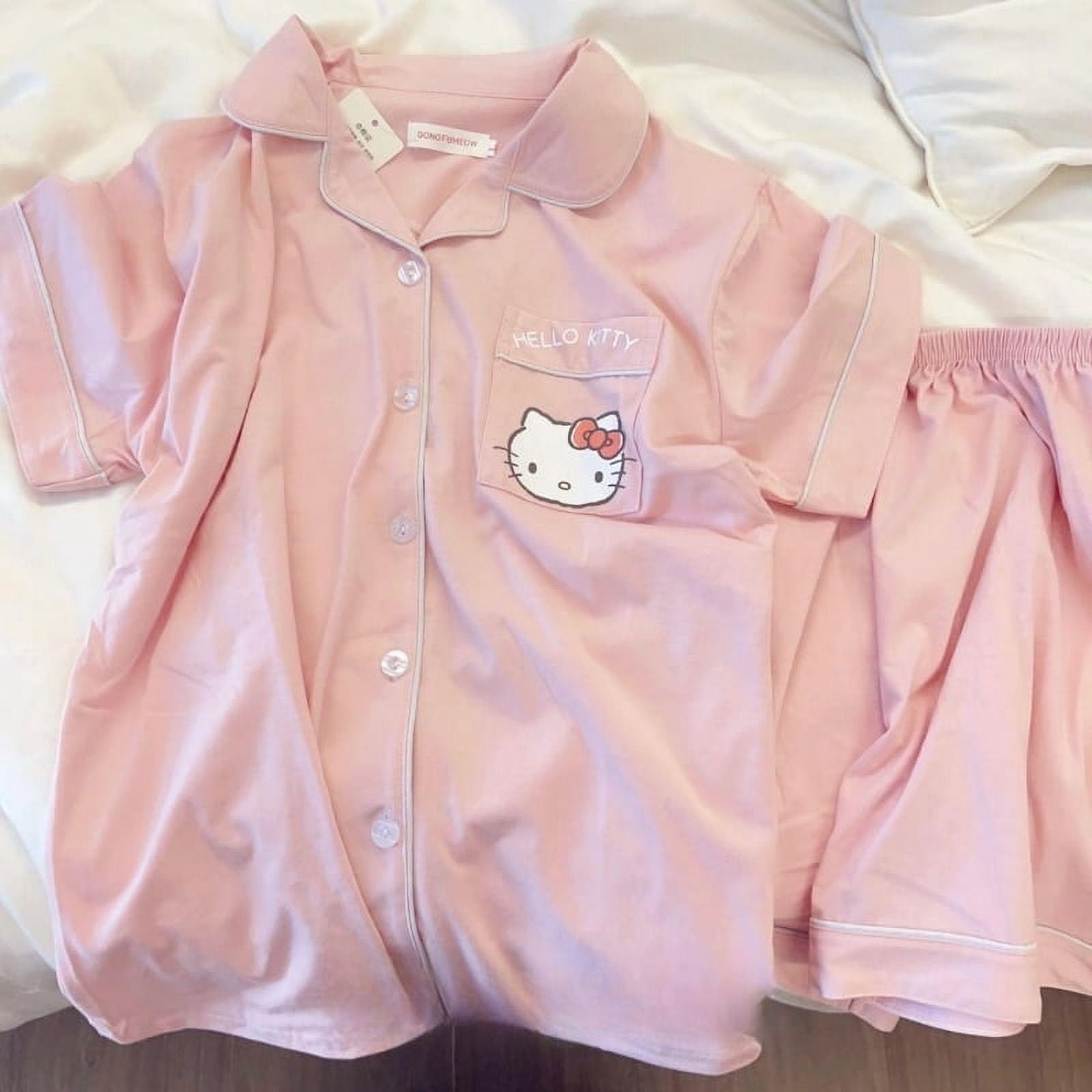 Sanrio Hello Kitty Pajamas Set Cute Pochacco Women's Summer Pajamas ...