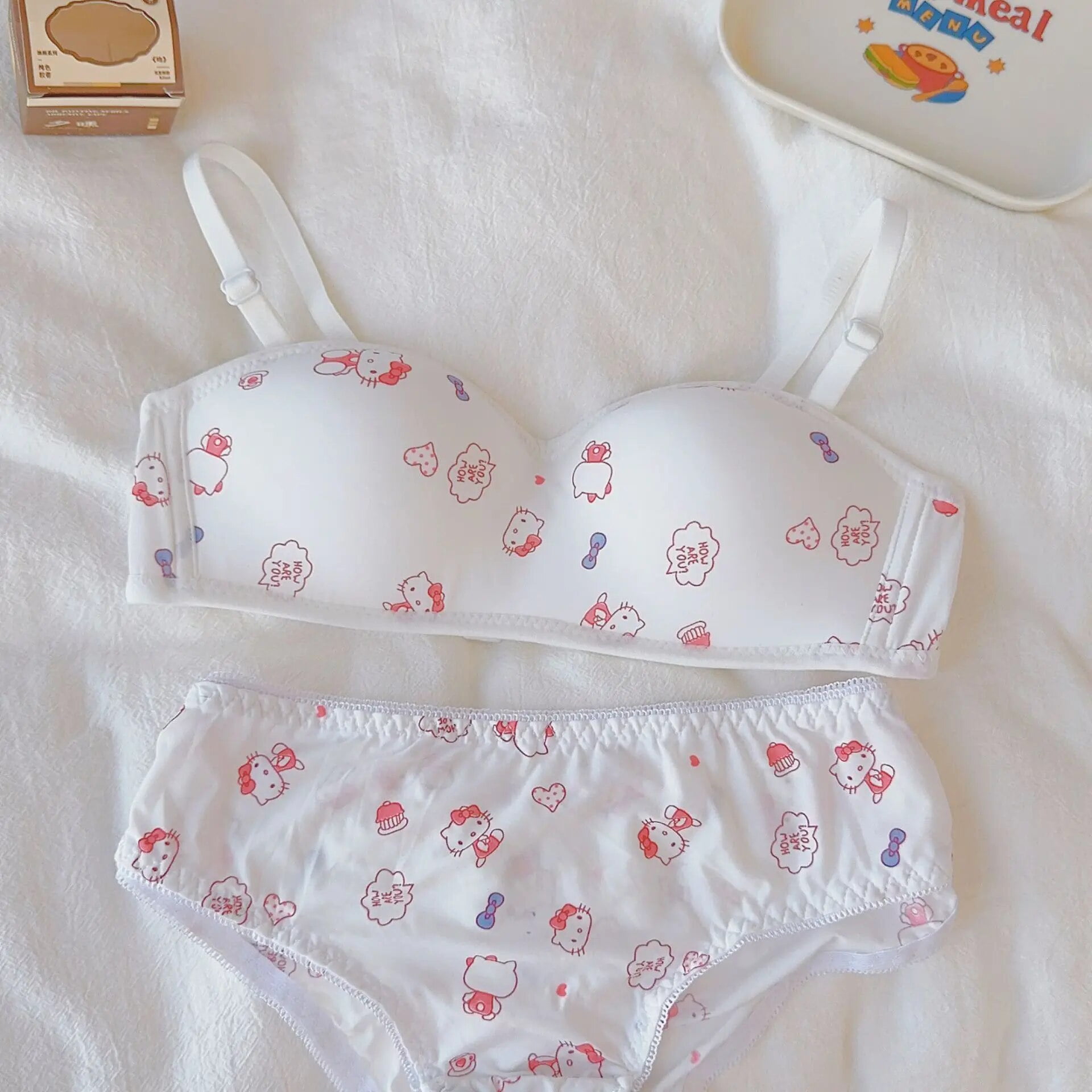 Sanrio Hello Kitty Pants Anime Figure Y2K Sweet Girl Underwear Cartoon ...
