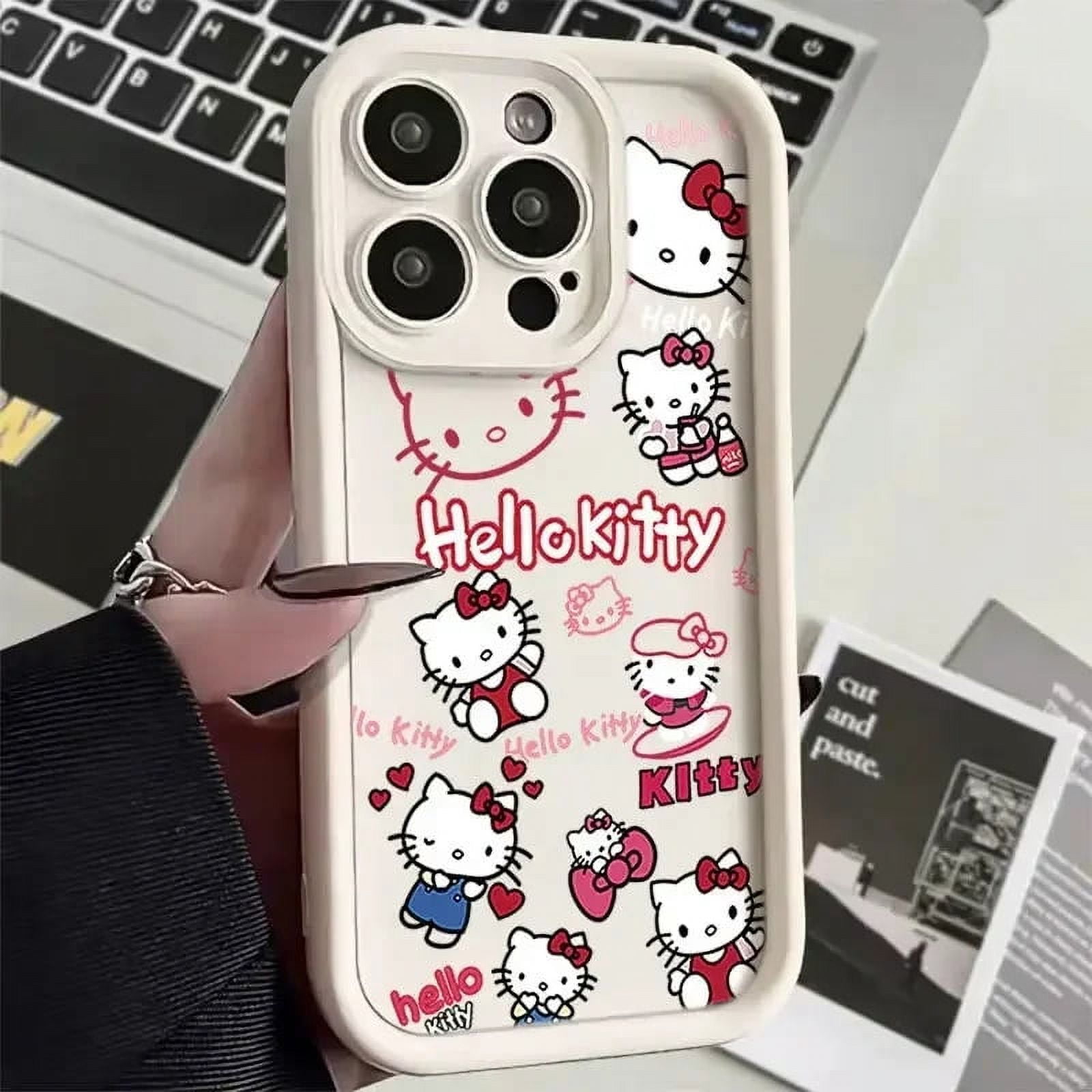 DONGMINGHUI Sanrio Hello Kitty Silicone Cell Phone Case for Apple ...