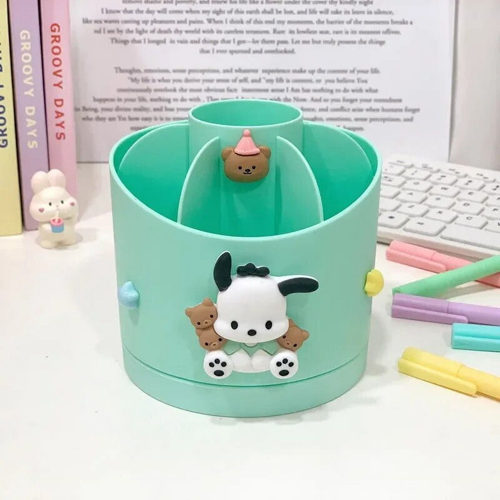 Sanrio Hello Kitty Pen Holder Cinnamoroll Kuromi Cute Brush Storage ...
