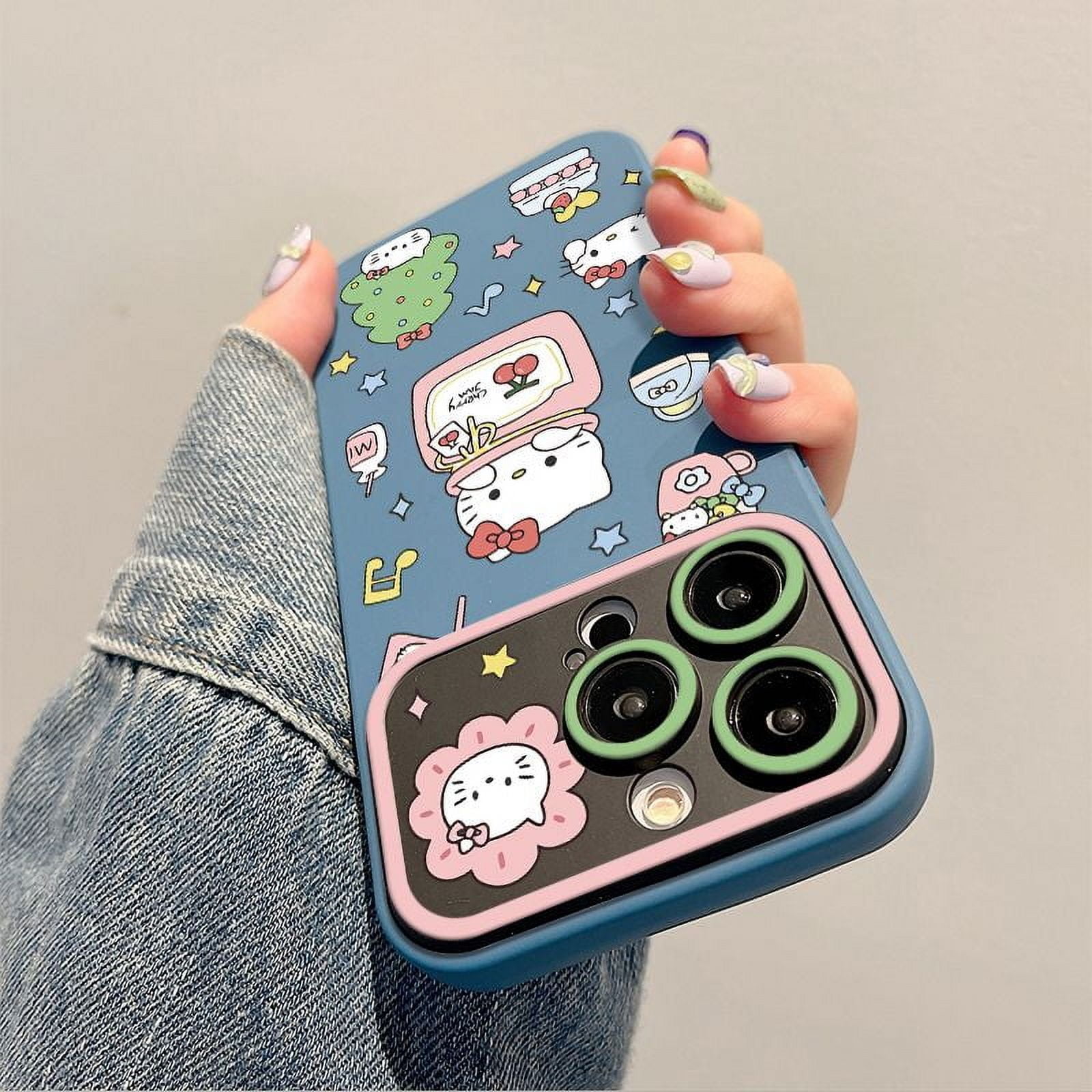 Sanrio Hello Kitty Phone Case For iPhone 16 15 14 13 Pro Max 11 12 13 Pro X XR 7 8 Plus ...