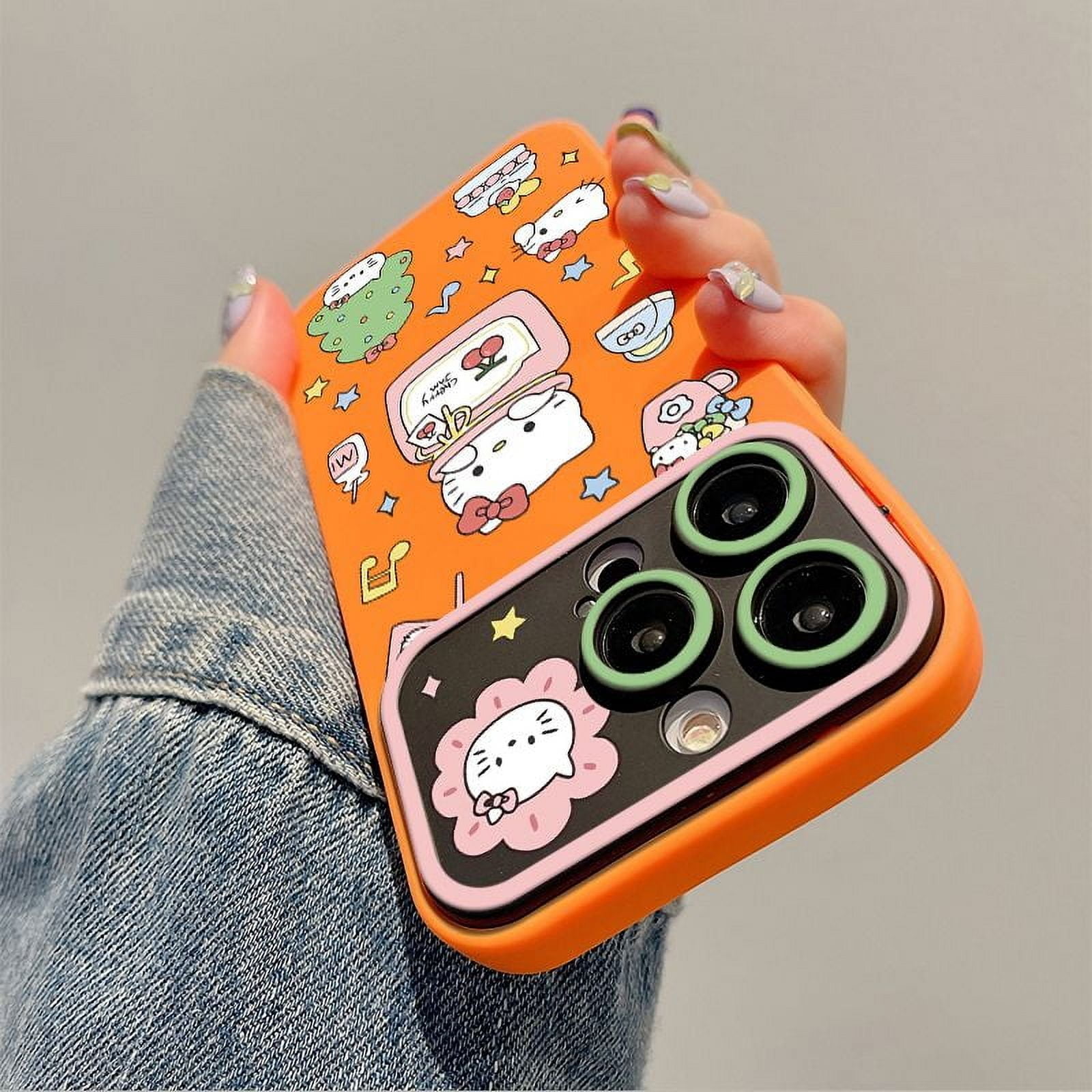 Sanrio Hello Kitty Phone Case For iPhone 16 15 14 13 Pro Max 11 12 13 Pro X XR 7 8 Plus ...
