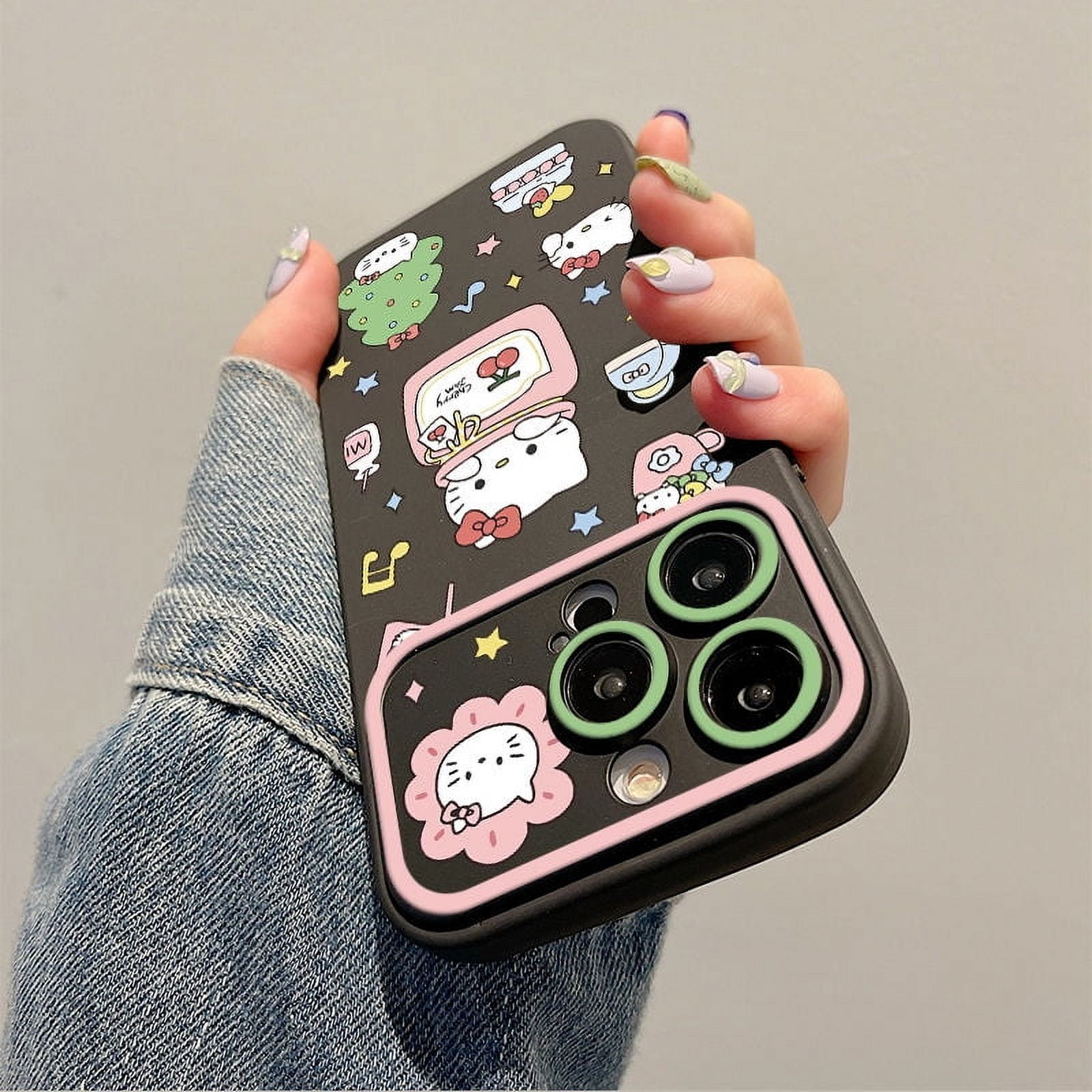 Sanrio Hello Kitty Phone Case For iPhone 16 15 14 13 Pro Max 11 12 13 Pro X XR 7 8 Plus ...