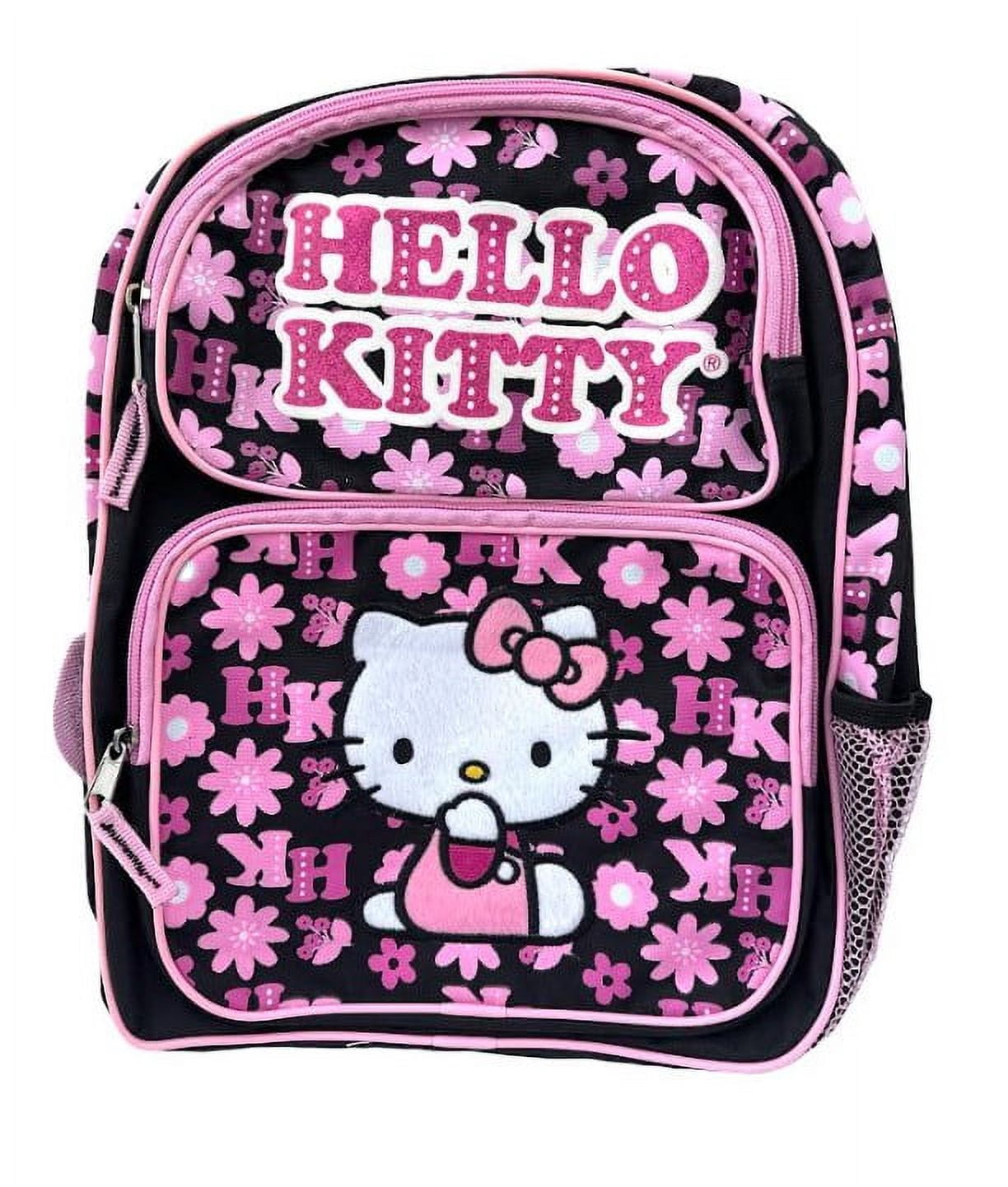 Sanrio Hello Kitty Pink Blooms mid size backpack - Walmart.com