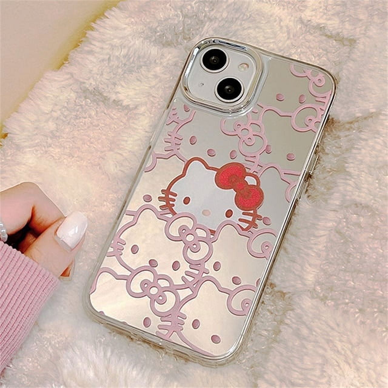 Sanrio Hello Kitty Pink Phone Case For Iphone 15 14 13 11 12 Pro Max