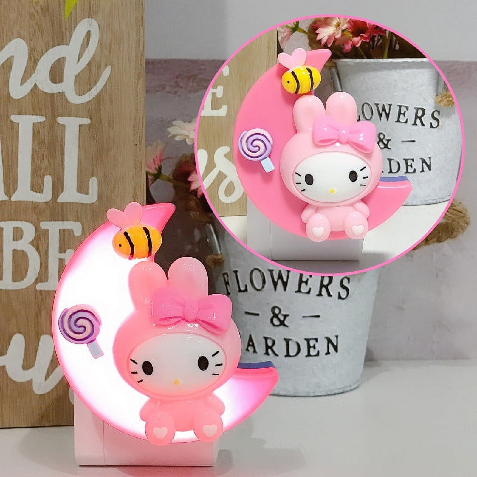 Sanrio Hello Kitty Plug-in Induction Night Light Cute Cartoon My Melody ...