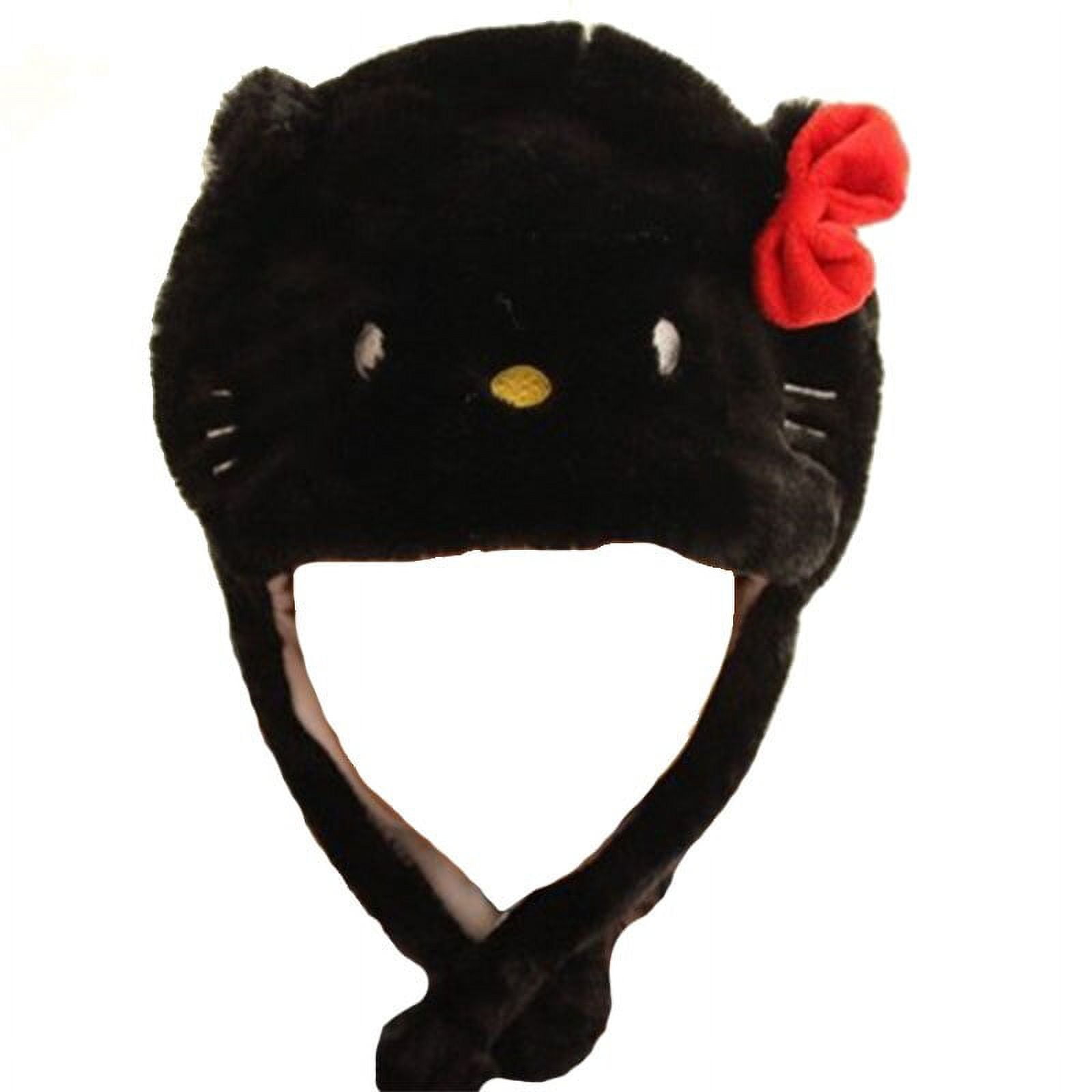 Sanrio Hello Kitty Plush Cap Hat Women Cute Cartoon Winter Fashion ...