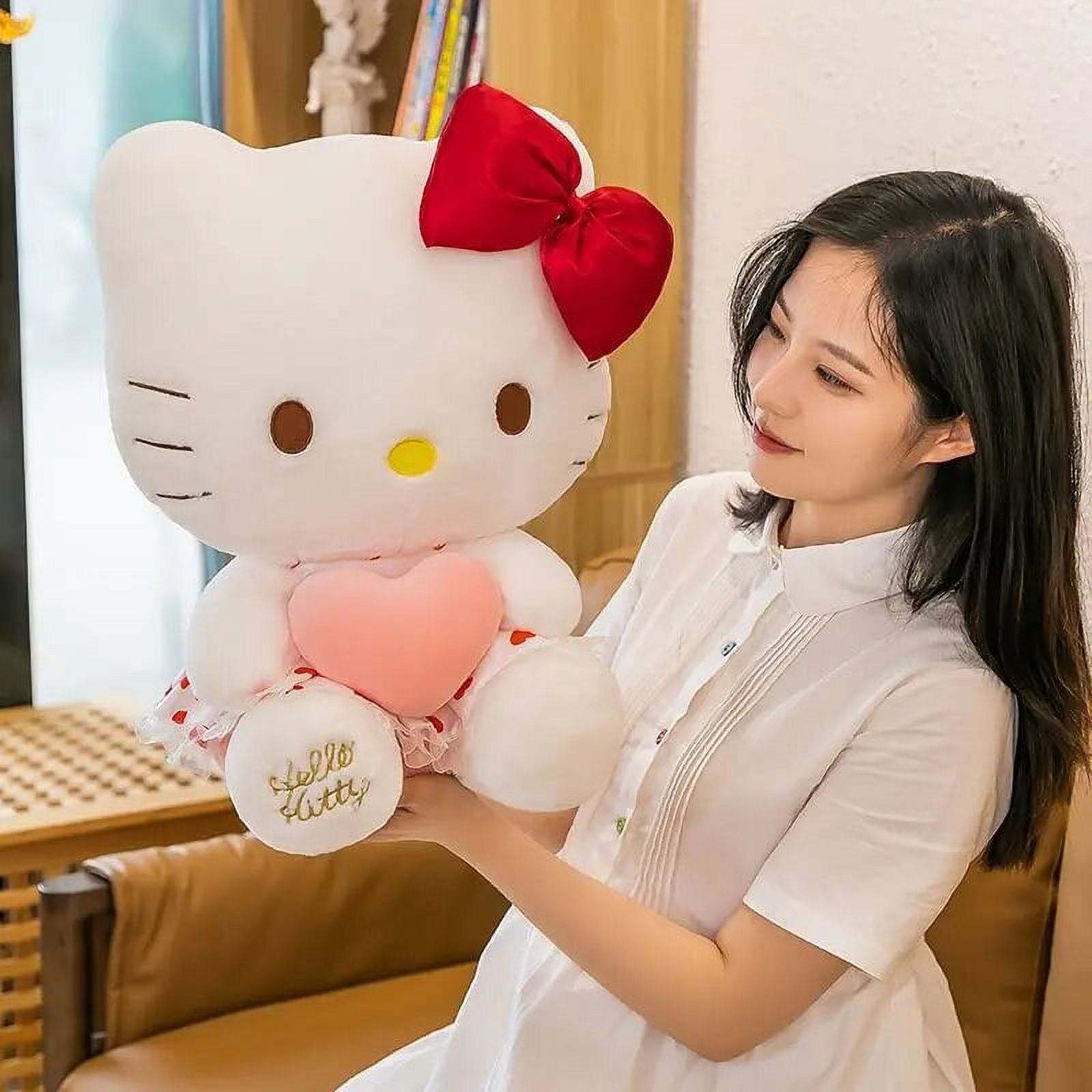 Sanrio Hello Kitty Plush Kawaii Heart Cat Plush Doll Hello Kitty ...