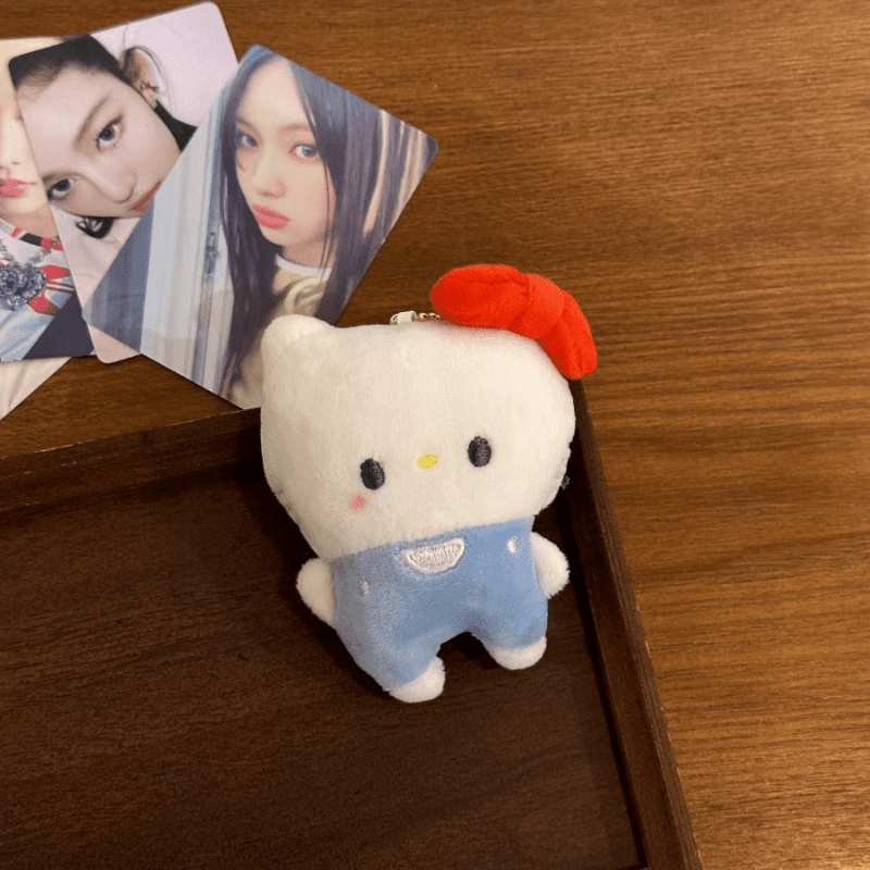 Sanrio Hello Kitty Plush Keychain Melody Cinnamoroll Pompompurin ...