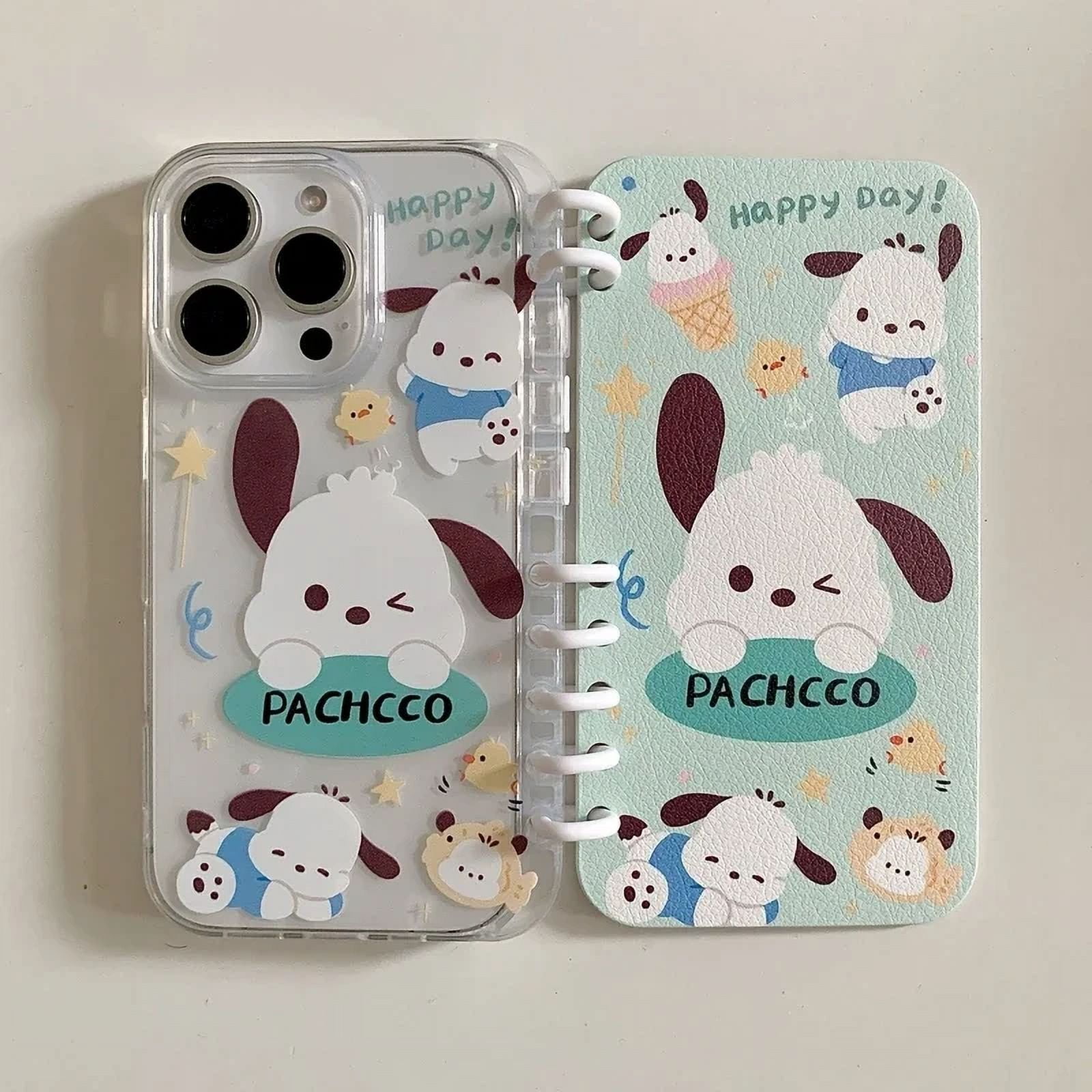 Sanrio Hello Kitty Pochacco Kuromi Melody Cinnamoroll Phone Case For iPhone 16 Pro 15 14 13 Pro ...