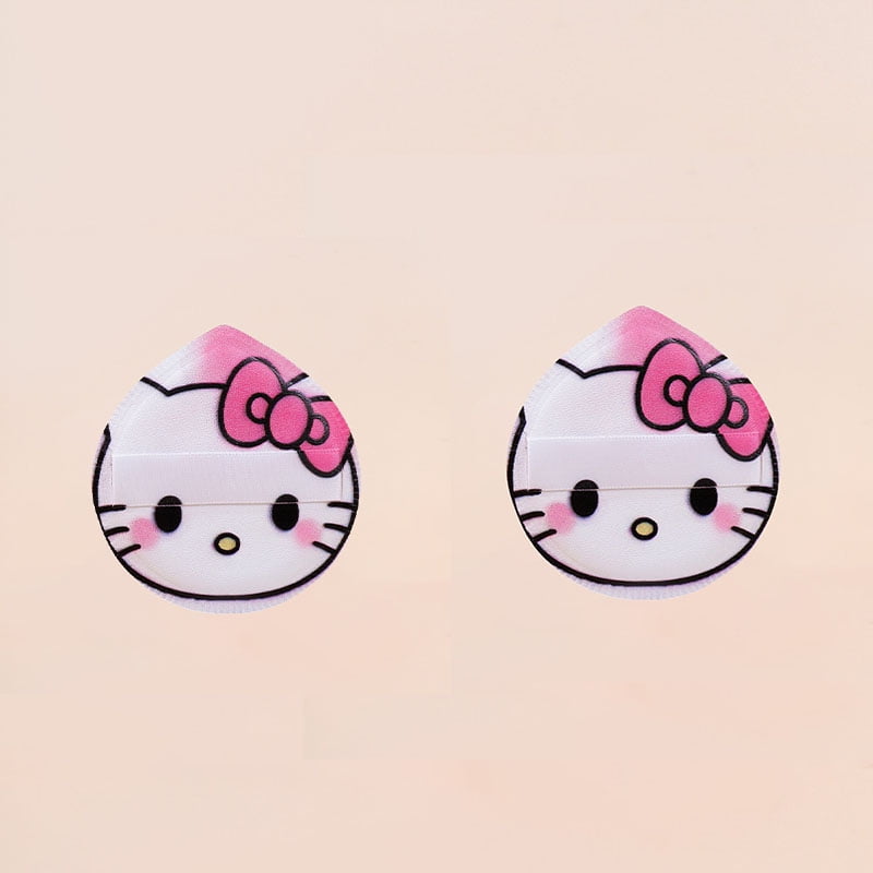Sanrio Hello Kitty Powder Puff Dry and Wet Sponge Air Cushion Face Eye ...