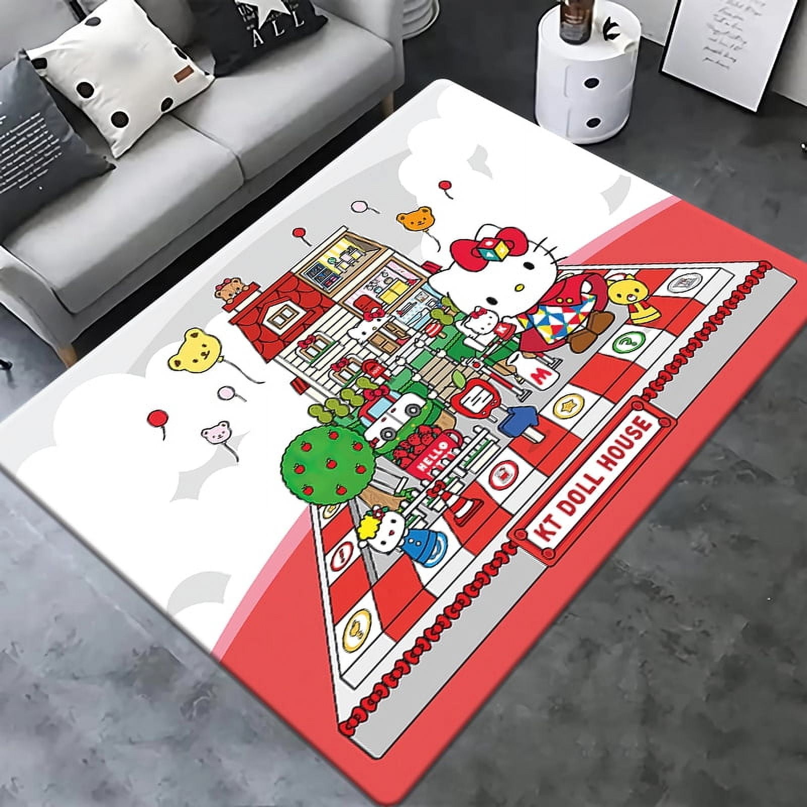 Sanrio Hello Kitty Printed Carpet Living Room Home Decoration Sofa ...