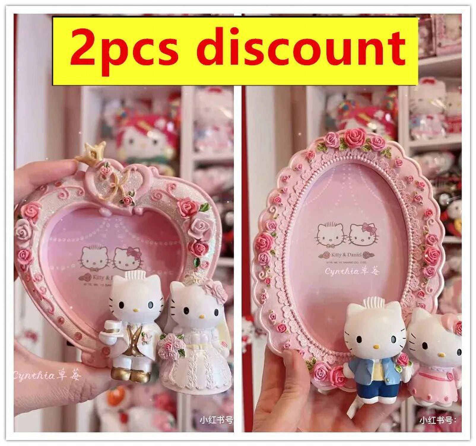 Sanrio Hello Kitty Pumpkin Carriage Resin Photo Frame Cartoon Posters ...