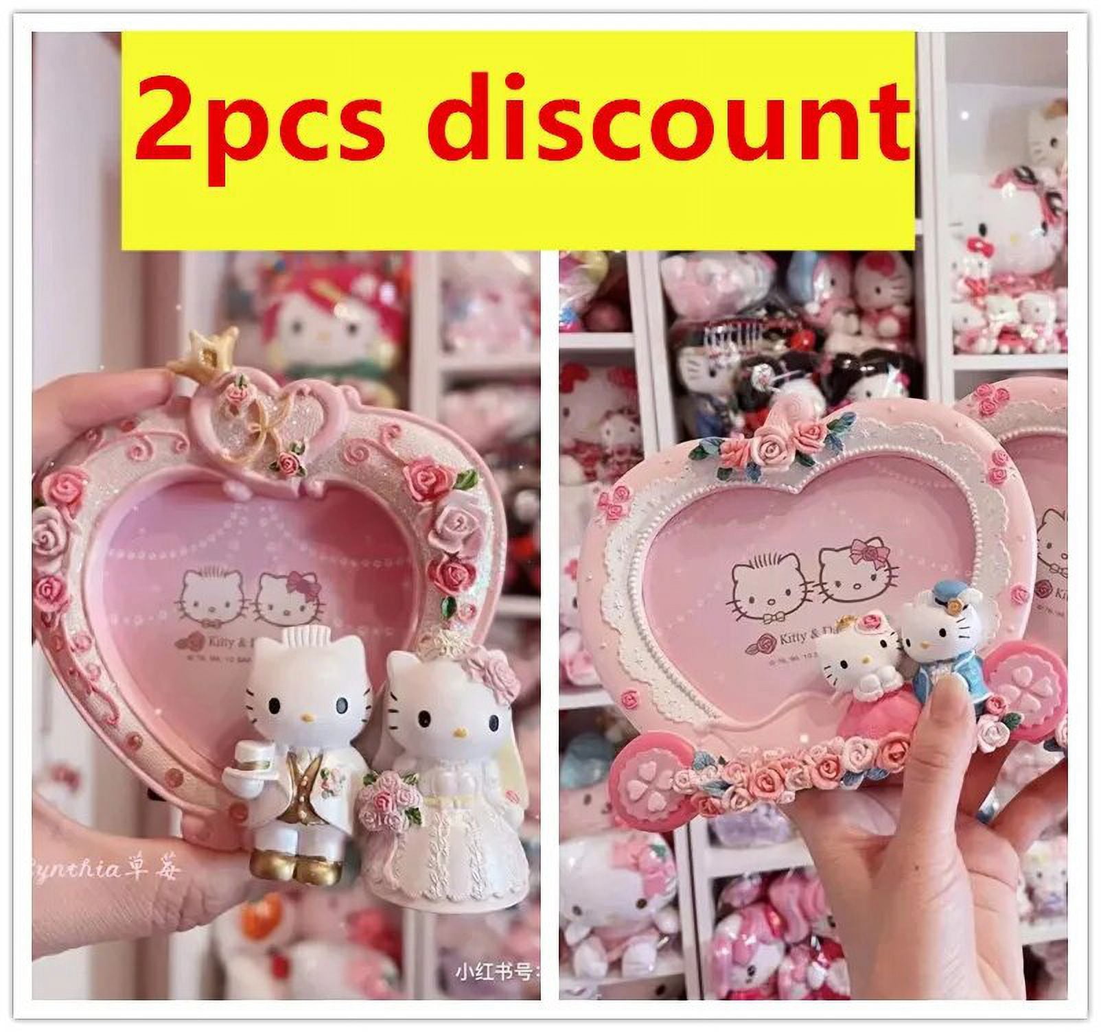 Sanrio Hello Kitty Pumpkin Carriage Resin Photo Frame Cartoon Posters ...