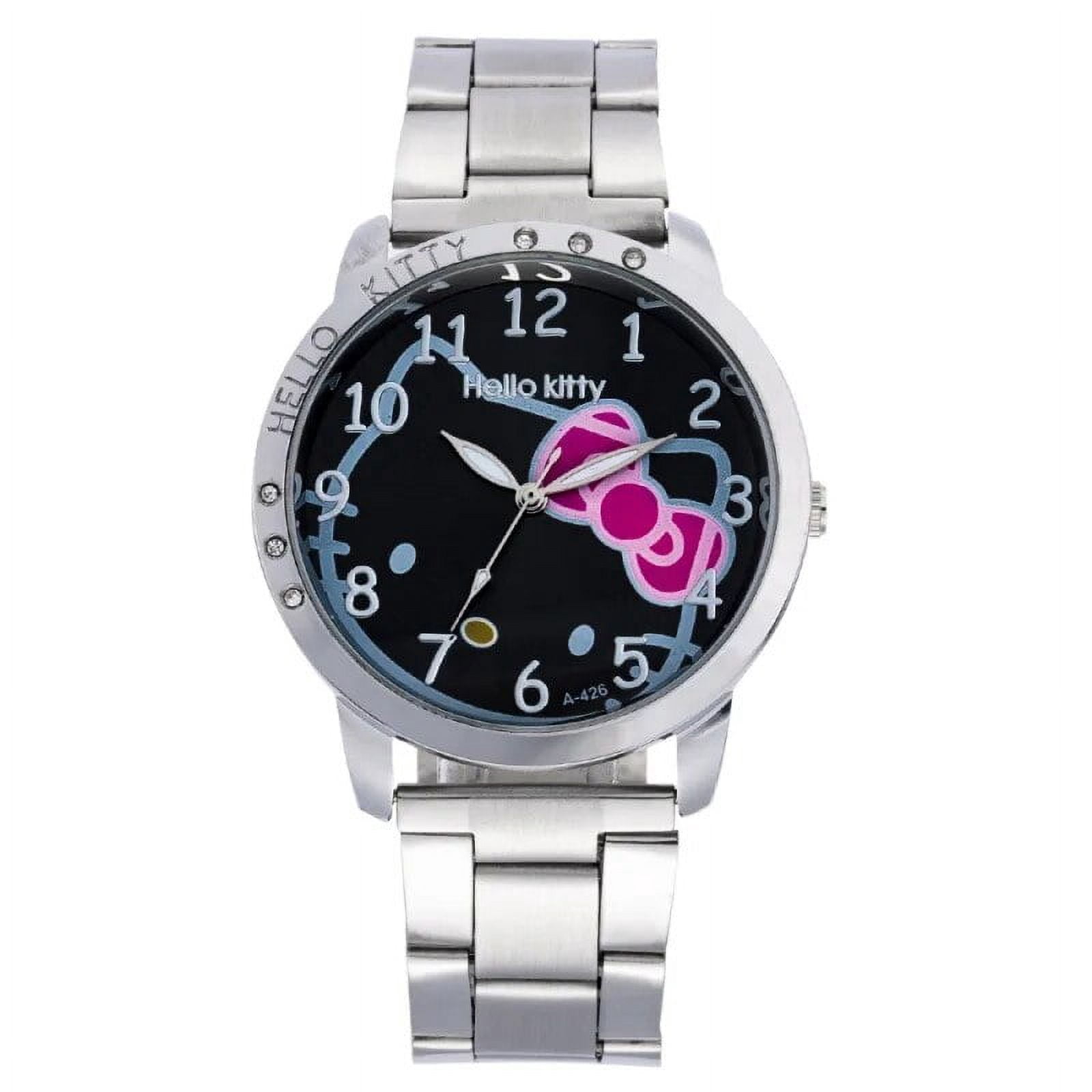 Sanrio Hello Kitty Quartz Watch Kawaii Anime Kt Cat Cartoon Leisure ...