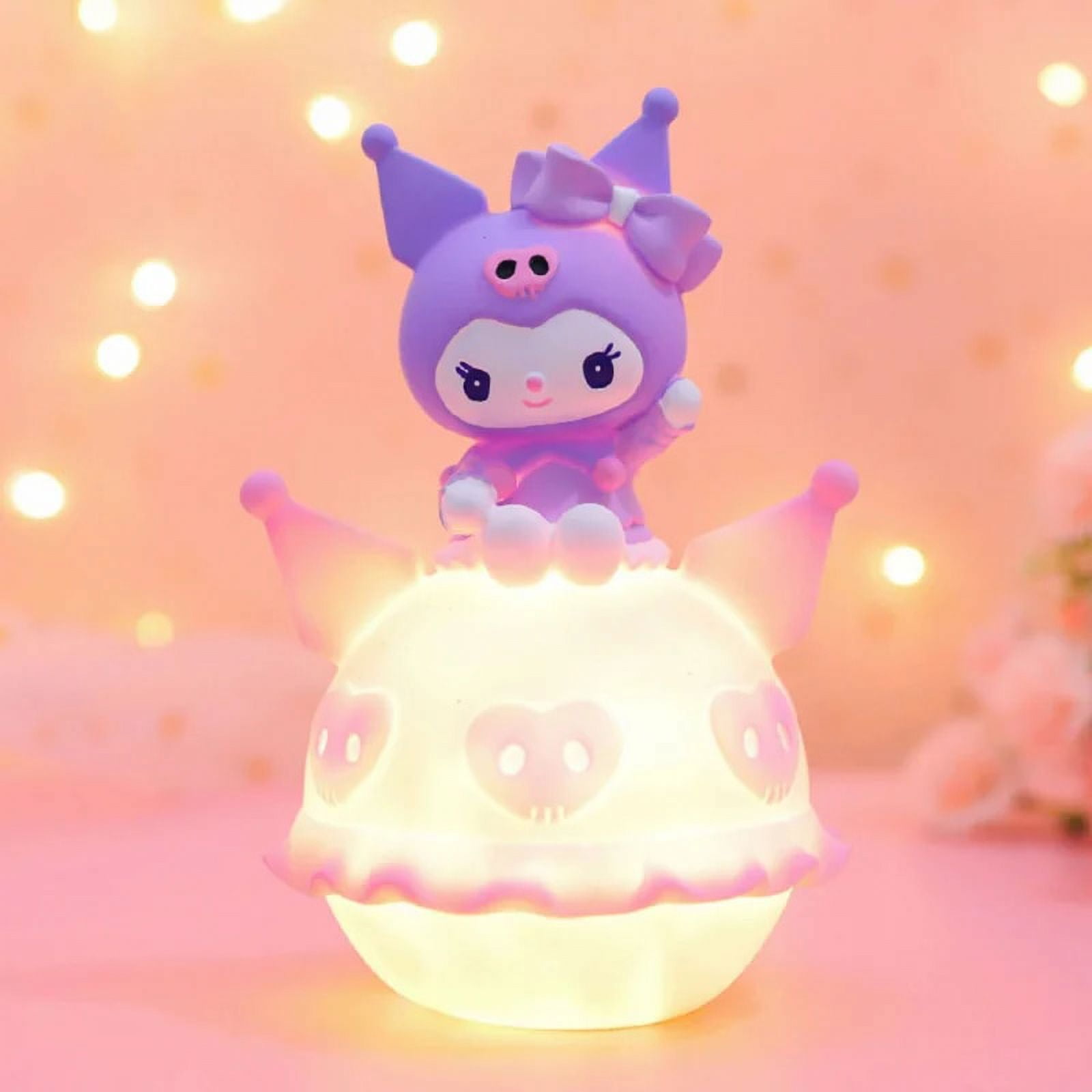 Sanrio Hello Kitty Room Decor Kuromi Night Lamp Light Anime Action ...