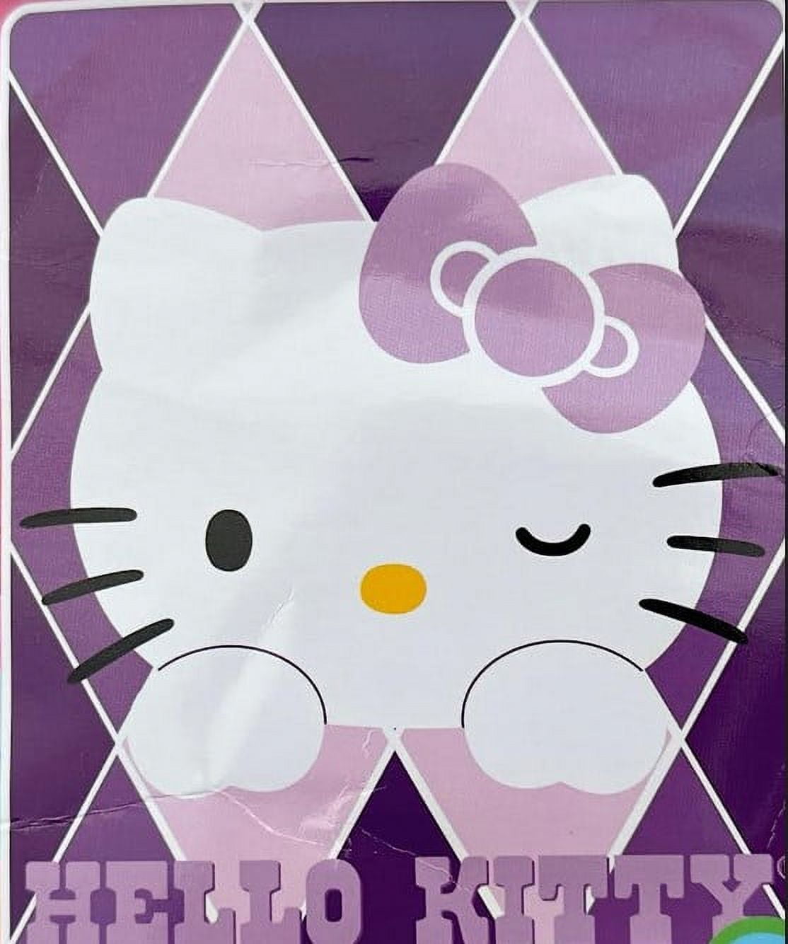 Sanrio Hello Kitty Royal Plush Blanket, Raschel, 60x80, 100% Polyester ...