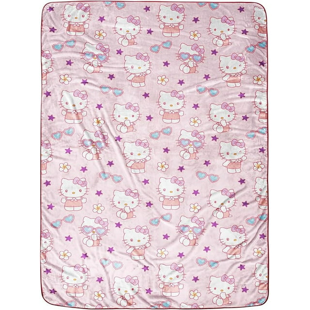 Sanrio Hello Kitty Shades 60 x 90 Silk Touch Throw Blanket - Walmart.com