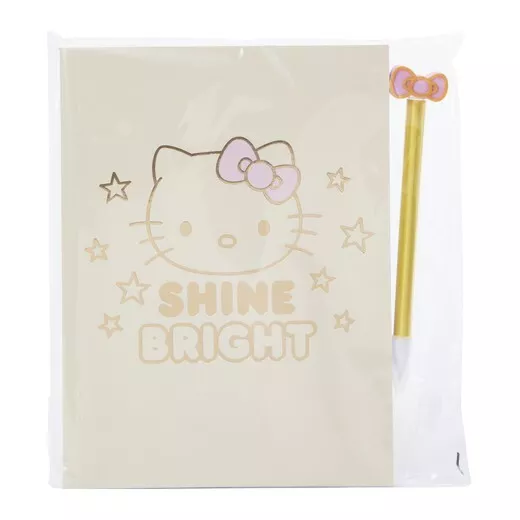 Sanrio Hello Kitty "Shine Bright" Journal Set with Pen Kuromi & My ...