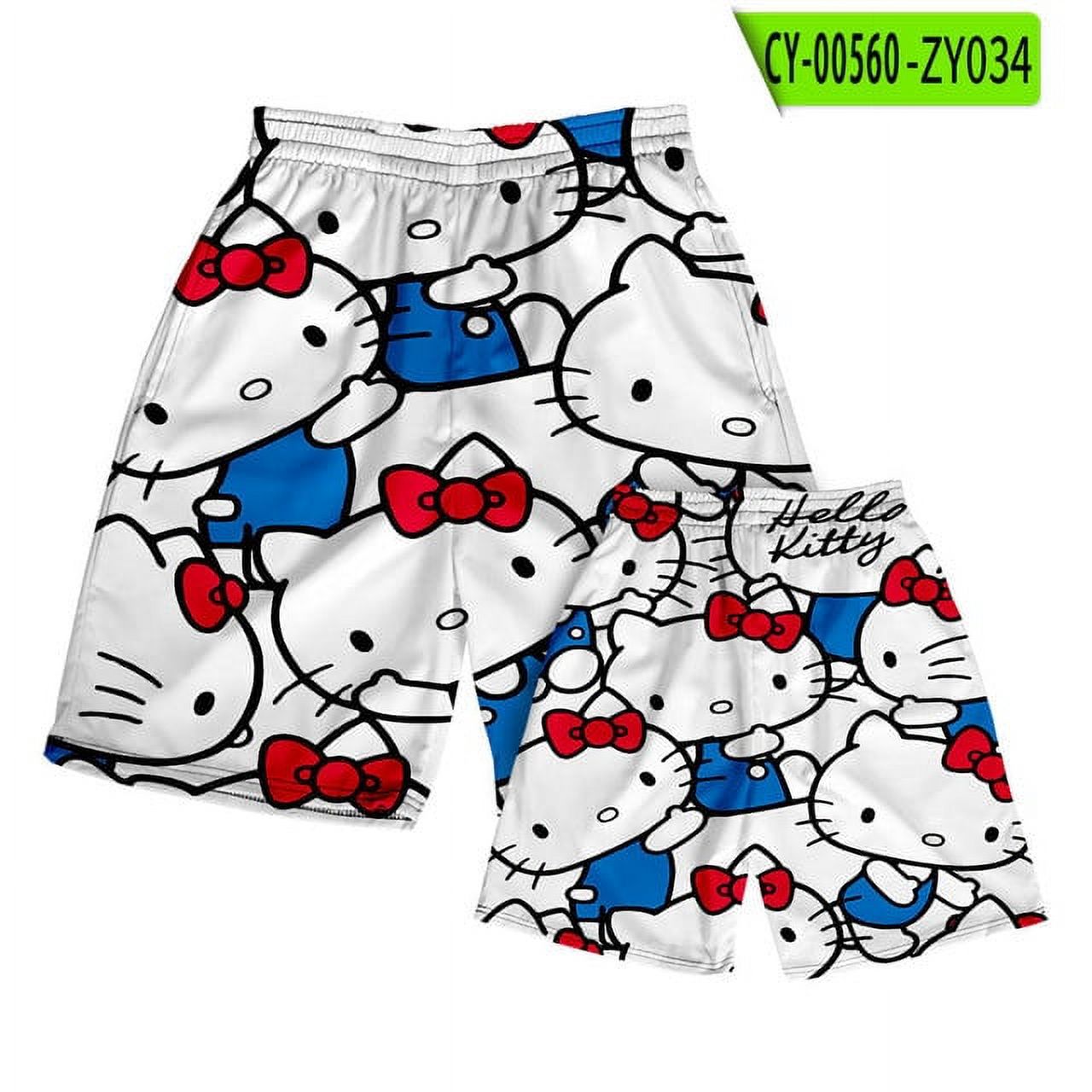 Sanrio Hello Kitty Shorts Ladies Casual Five-point Pants Summer Pajama ...