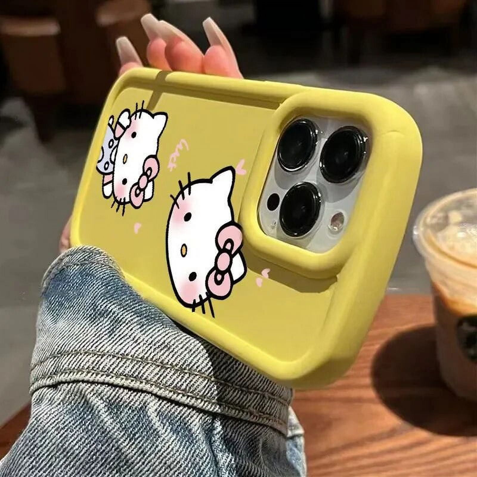 Sanrio Hello Kitty Shy Face Lovely Phone Case For Iphone 15 14 13 Pro
