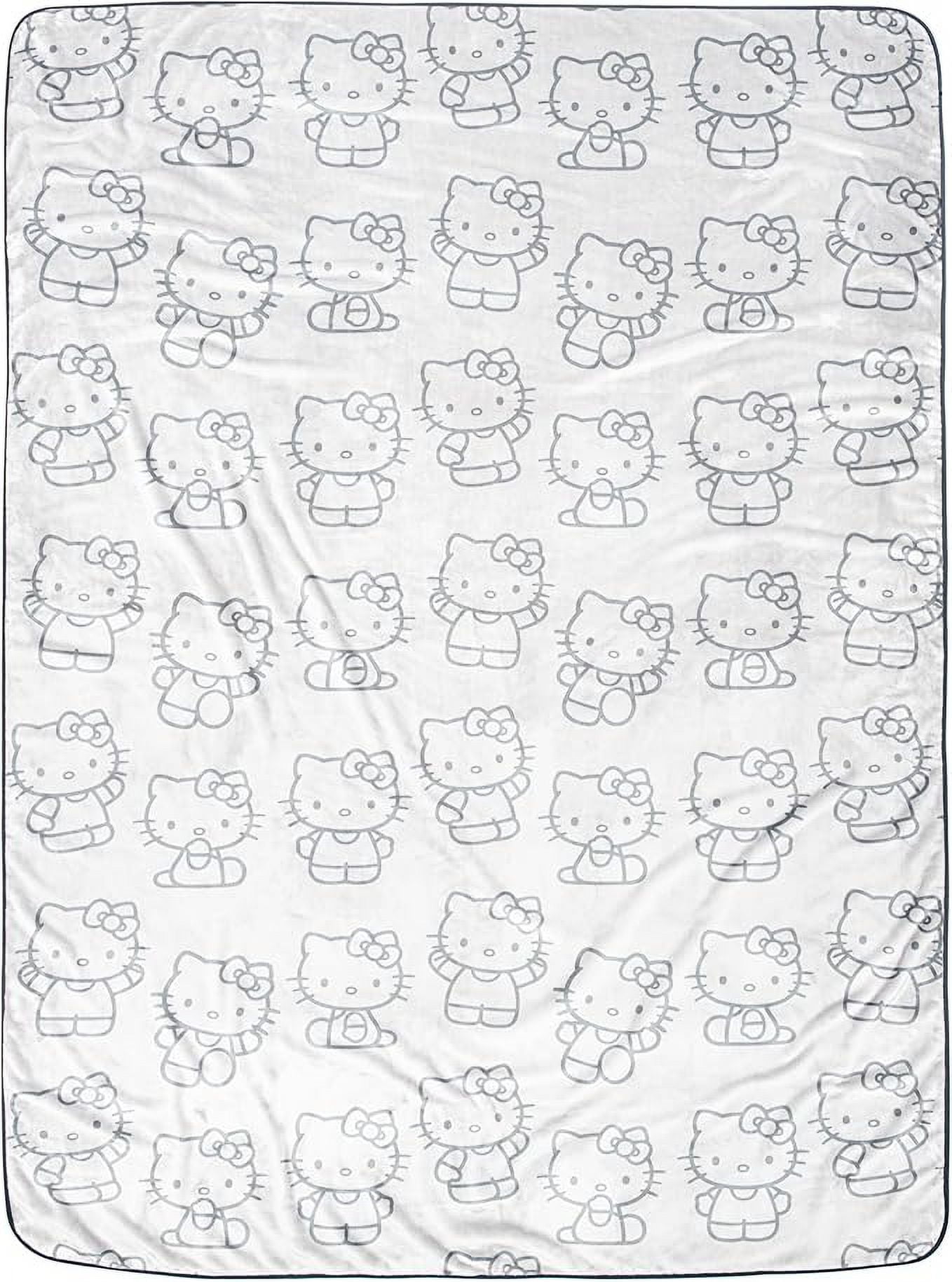 Sanrio Hello Kitty So Many Kitties 60 x 90 Silk Touch Throw Blanket ...