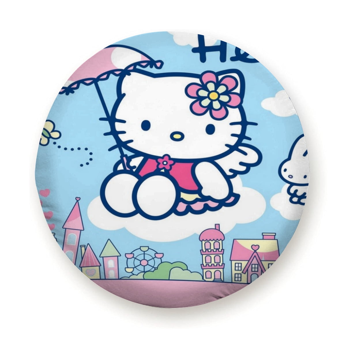 Sanrio Hello Kitty Spare Tire Cover Universal Tire Cover Dustproof Tire ...