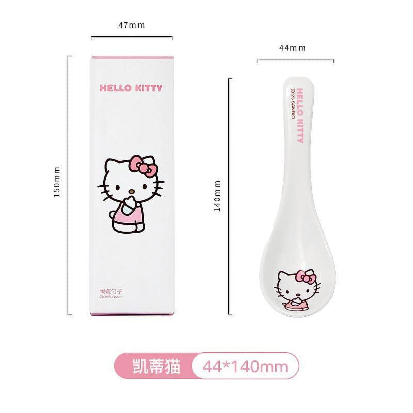 Sanrio Hello Kitty Spoon Kawaii My Melody Cinnamoroll Household Cartoon ...