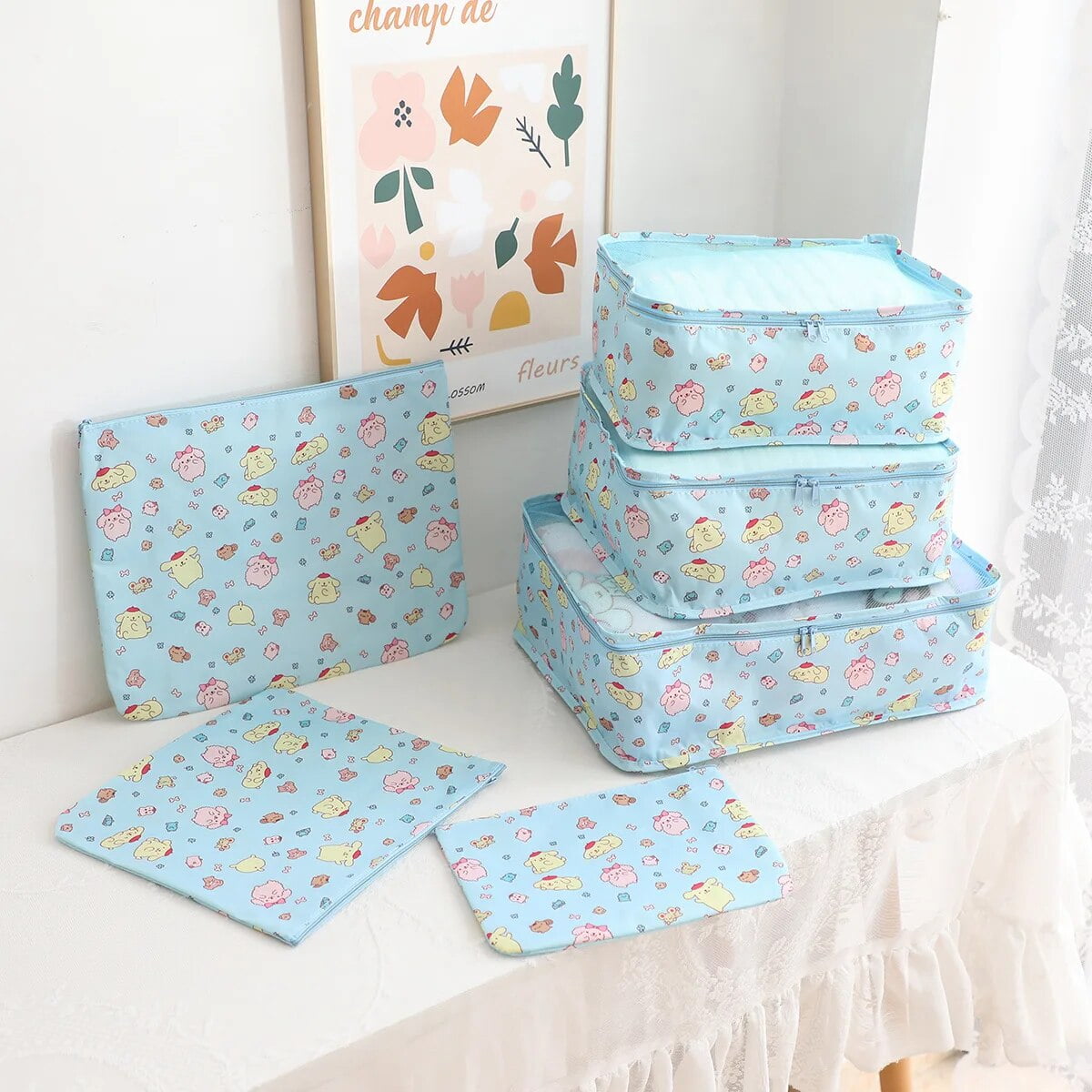 Hello Kitty Storage Bag Cartoon Water Proof Travel Storage ...