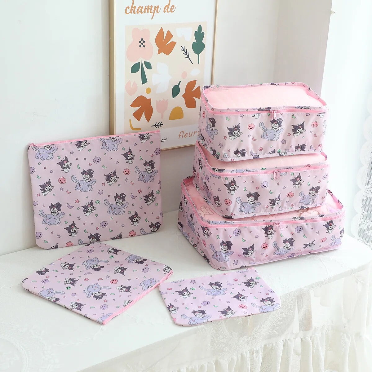 Hello Kitty Storage Bag Cartoon Water Proof Travel Storage ...