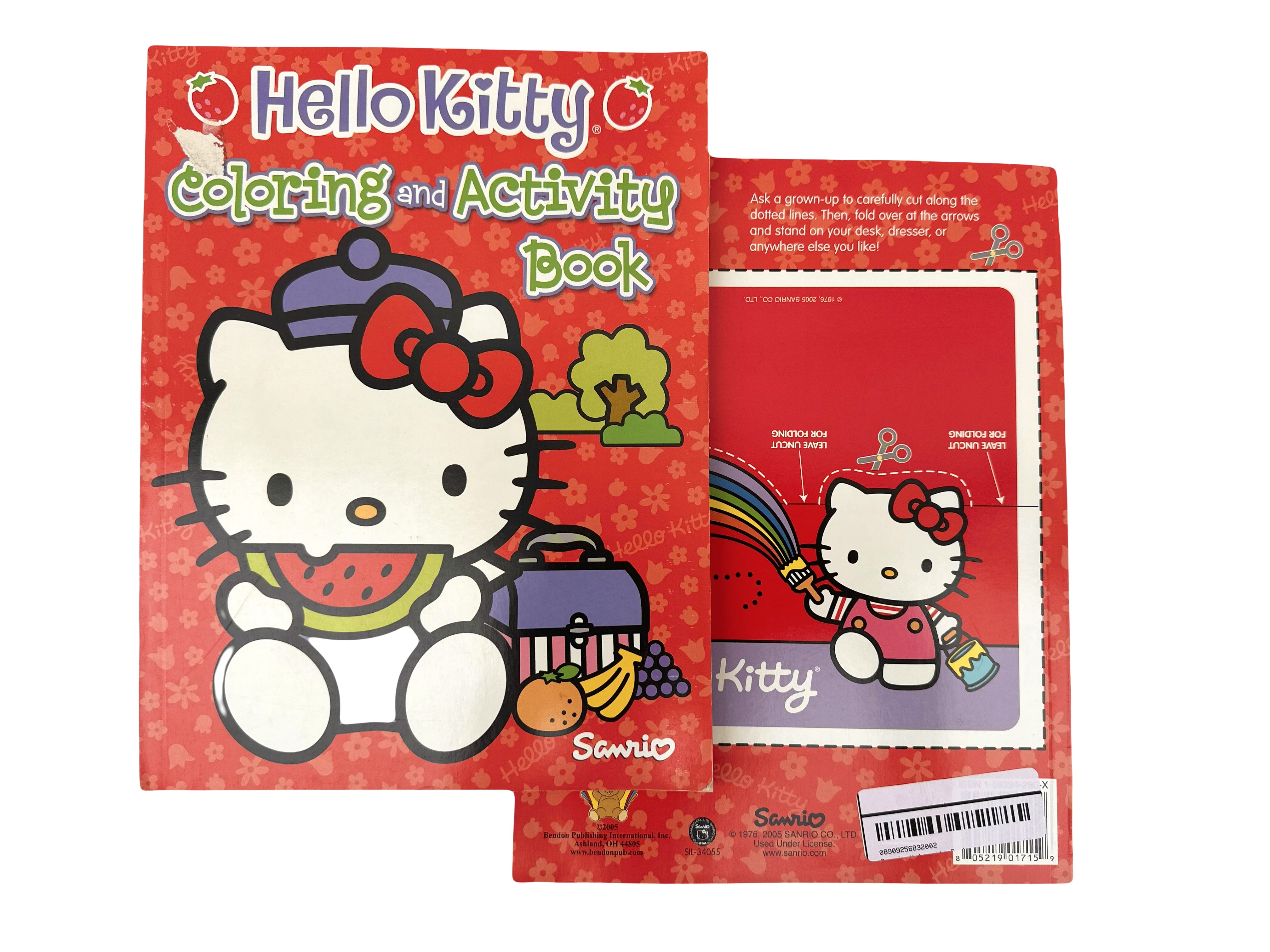 Sanrio Hello Kitty Strawberry Melon and Fruitti Coloring Book ...