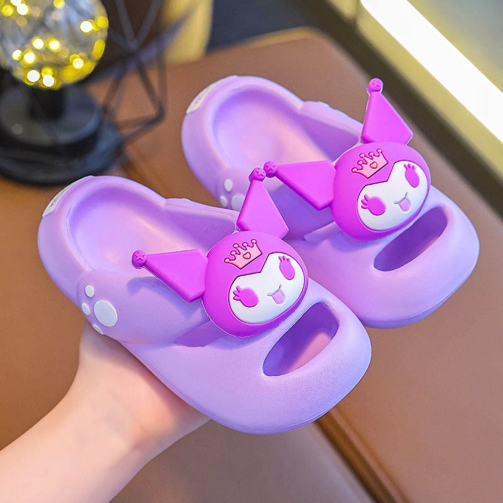 Sanrio Hello Kitty Summer Slippers Kawaii Kuromi My Melody Cinnamoroll ...