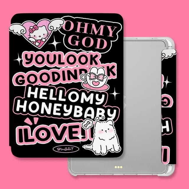 Sanrio Hello Kitty Tablet Case for iPad Air 1 2 3 Mini 4 5 6 iPad Pro ...