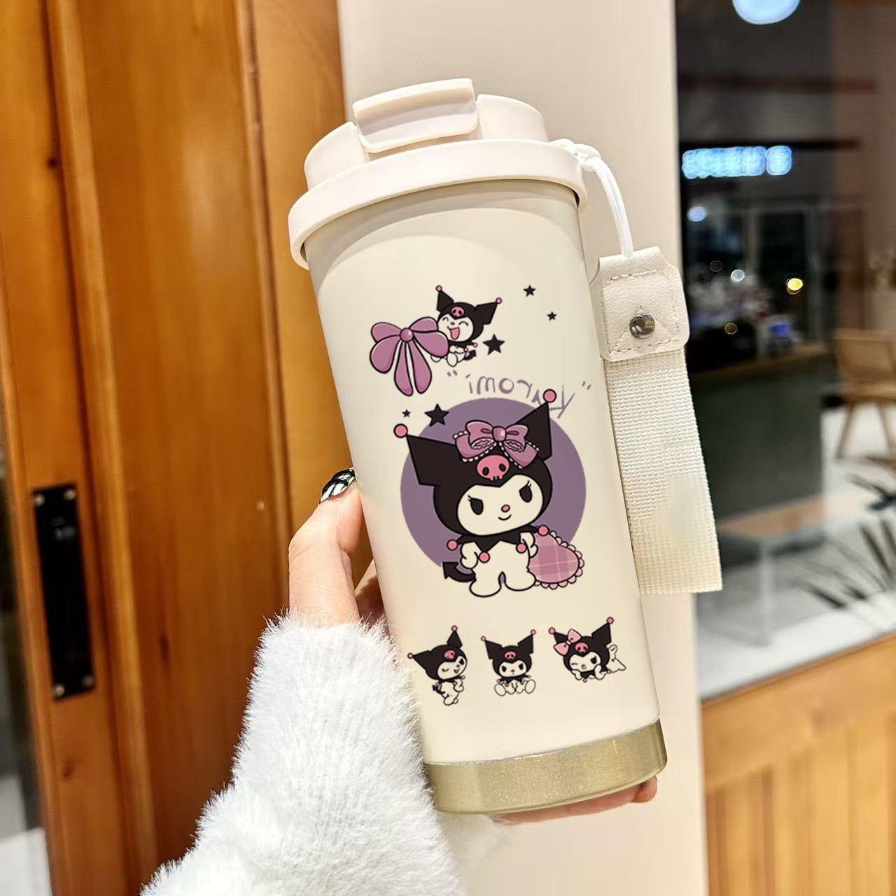 Sanrio Hello Kitty Thermal Cup SUS316 Stainless Steel Kawaii Anime ...