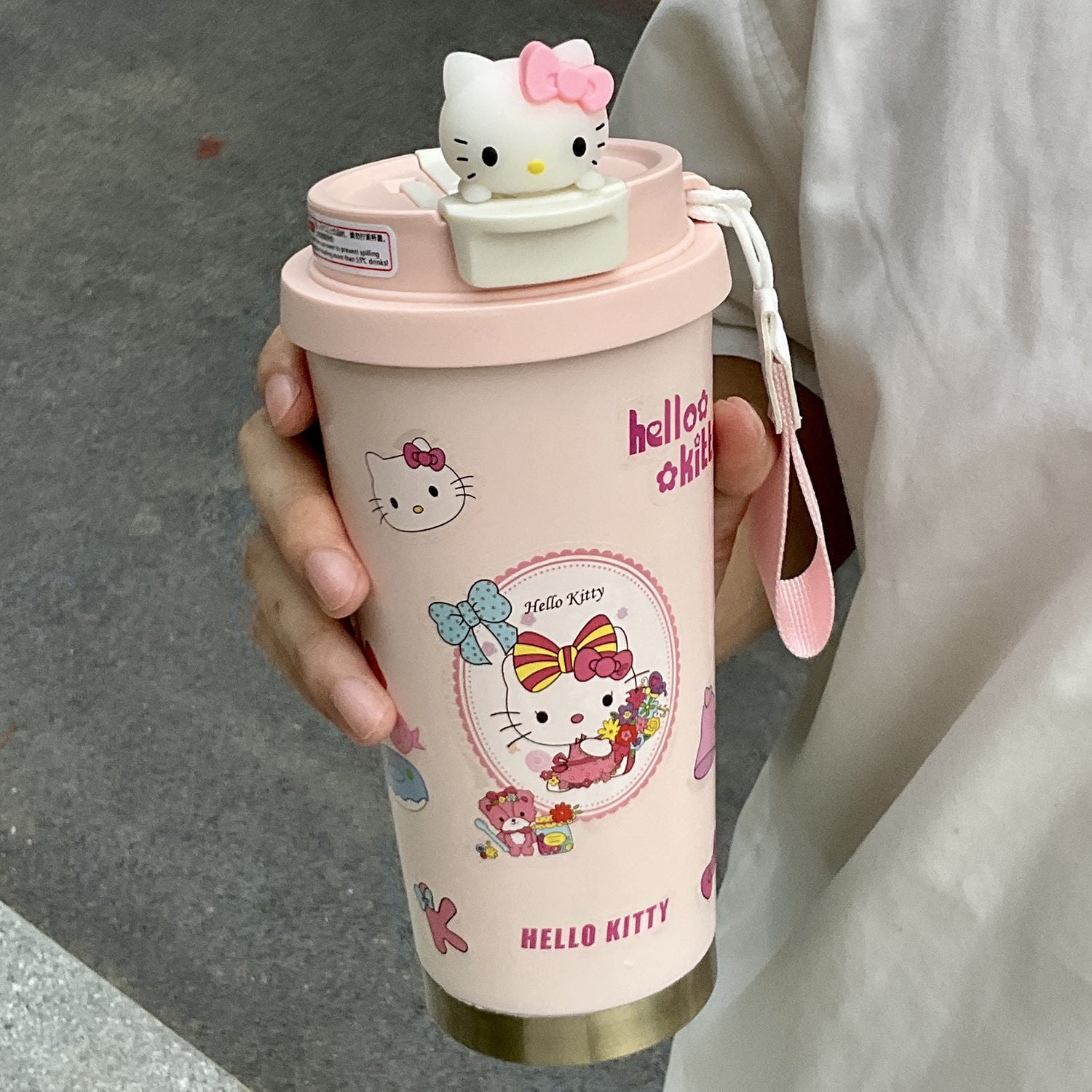 Sanrio Hello Kitty Thermos Cup Cinamonroll Portable Water Cup Stainless Steel Tinsulated Water ...