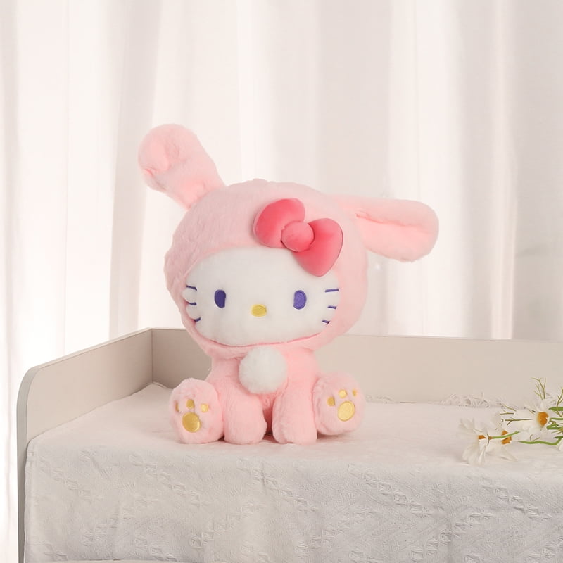 Sanrio Hello Kitty Turn into Rabbit Plush Toy Cuddly my melody Stuffed ...