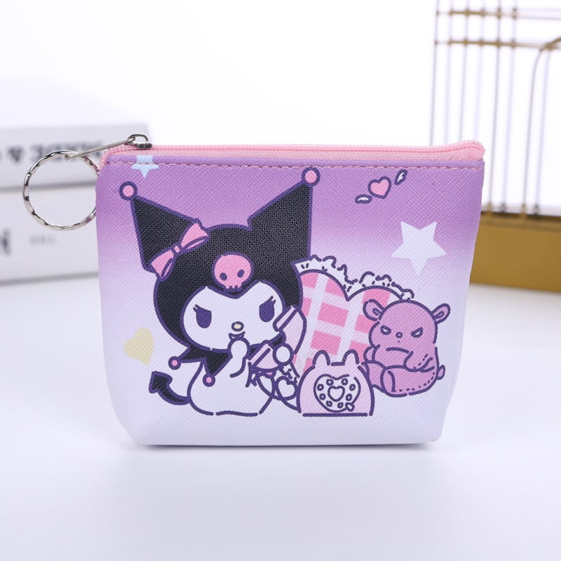 Sanrio Hello Kitty Wallets Kawaii Kuromi My Melody Cinnamoroll Pompom ...
