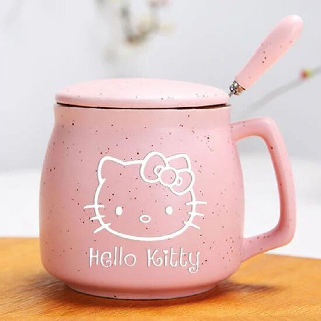 Sanrio Hello Kitty Water Coffe Mug Woman Cute Breakfast Oatmeal Milk ...