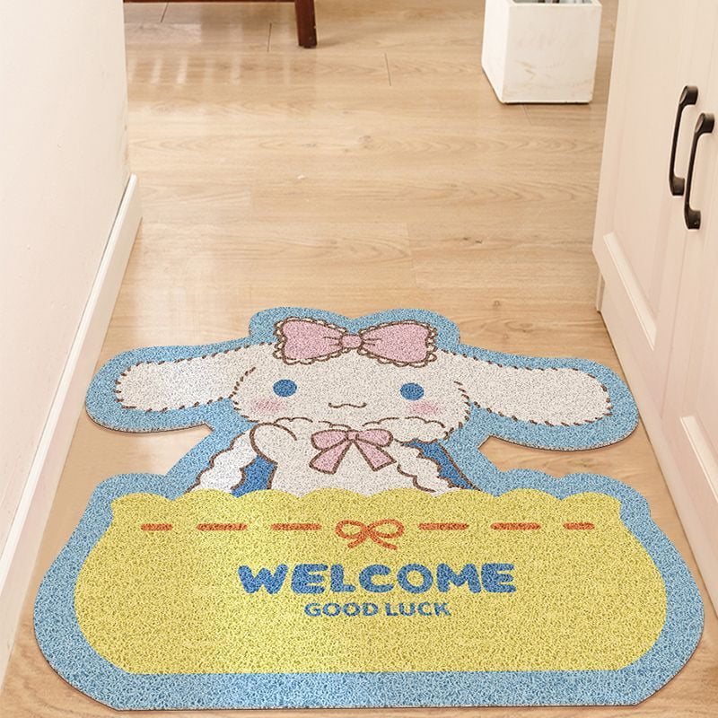 Sanrio Hello Kitty Welcome Door Mat My Melody Cinnamoroll Bathroom Non ...