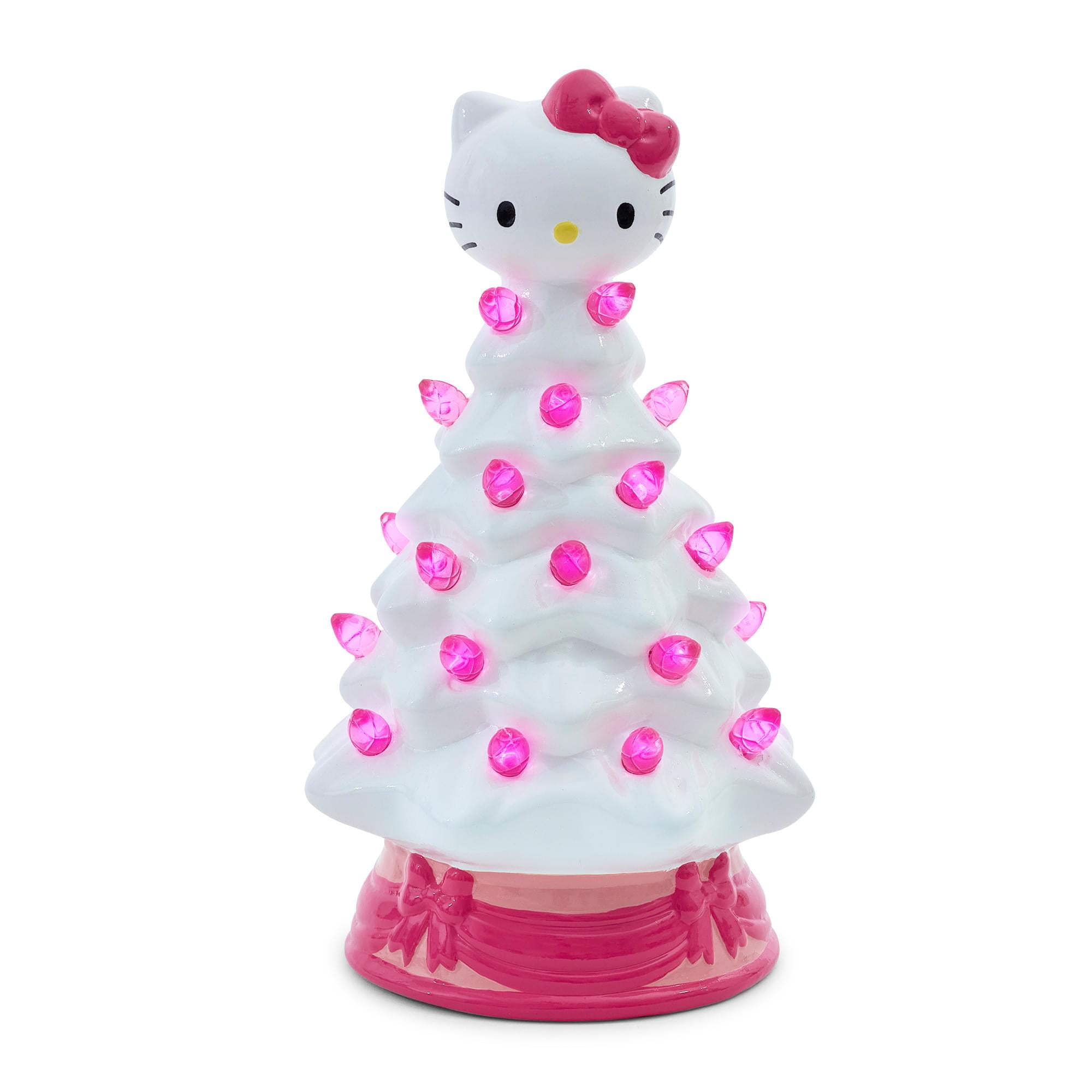Sanrio Hello Kitty White Light-Up Ceramic Christmas Tree | 6 Inches ...