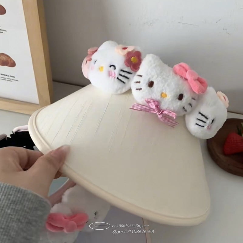 Sanrio Hello Kitty Wide Brim Sun Kawaii Cat Ear Sun Visor Cap, UV ...