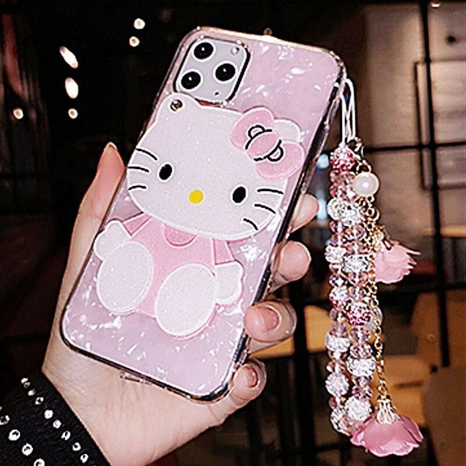 Sanrio Hello Kitty With Vanity Mirror Phone Cases For IPhone 14 13 12 ...