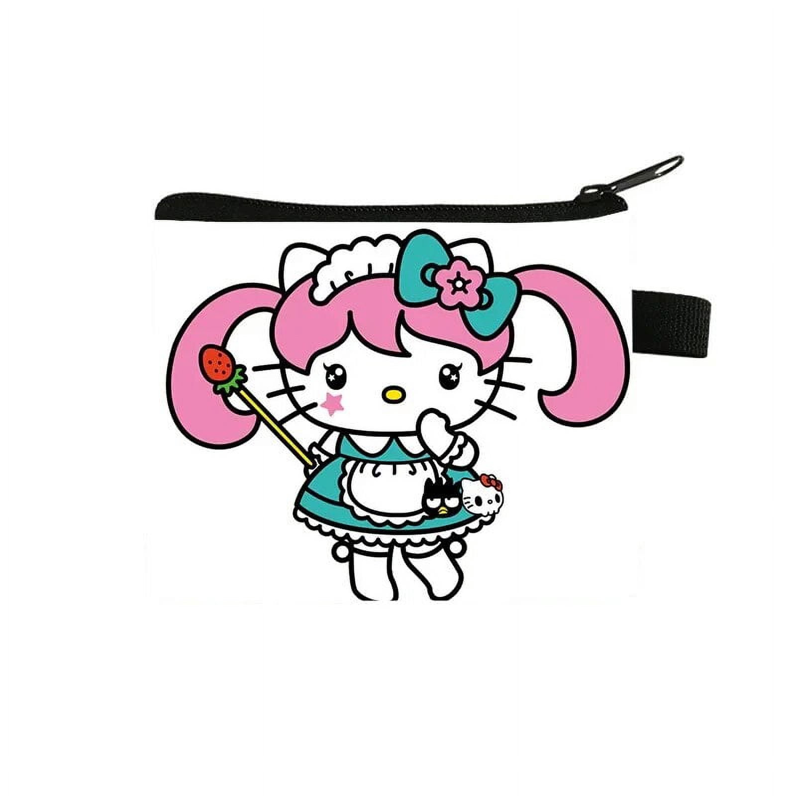Sanrio Hello Kitty Woman Purse Girl Cartoon Pu Leather Change Card ...