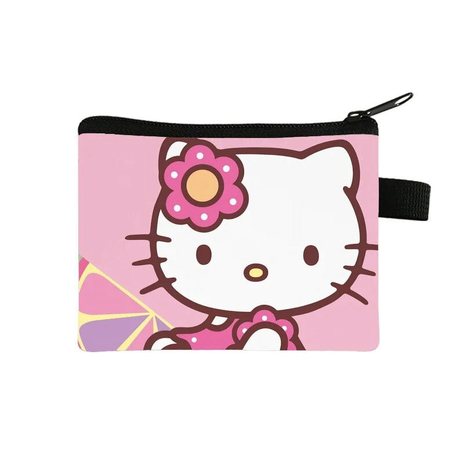 Sanrio Hello Kitty Women Mini Coin Purse Zipper Short Wallet Card ...