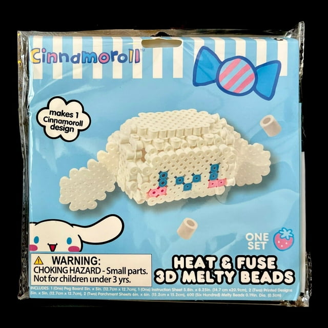 Sanrio Collectible Creativity Maker Hello Kitty And Friends 3d Face Melty Beads Craft Kits For