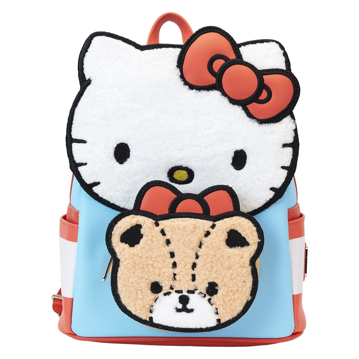 Sanrio Hello Kitty and Tiny Chum Bear Sherpa Mini Backpack Loungefly ...