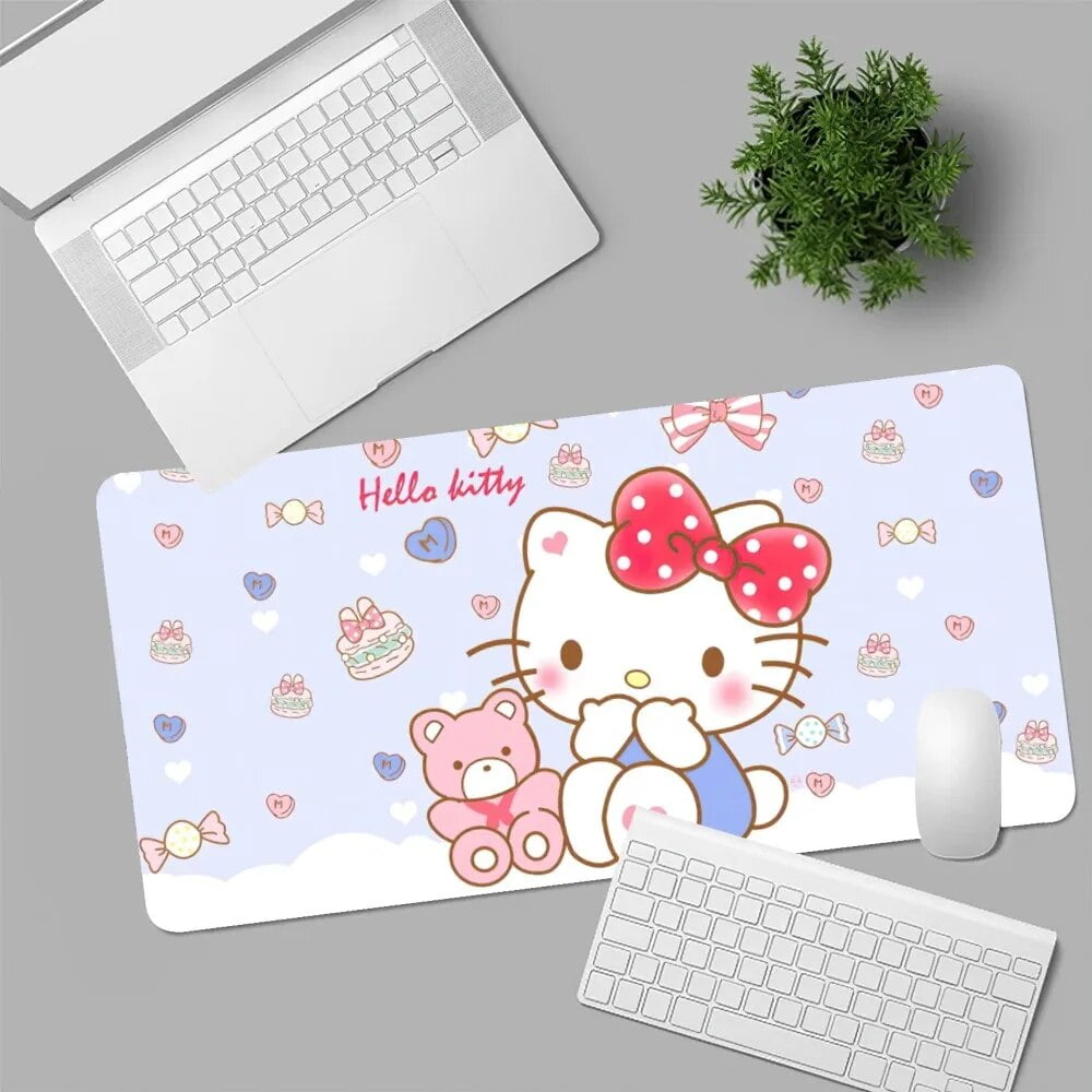 Sanrio Hello Kitty cartoon hello cute k-kittys cat Mousepad Computer ...