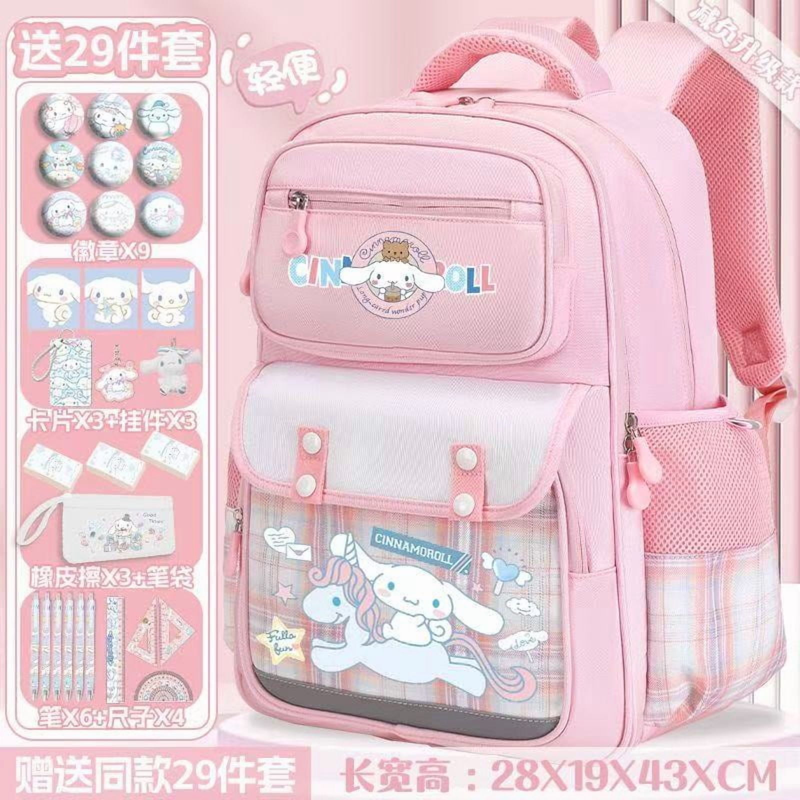 Sanrio Hello Kitty to Reduce Study Load Spine Protection Schoolbag ...
